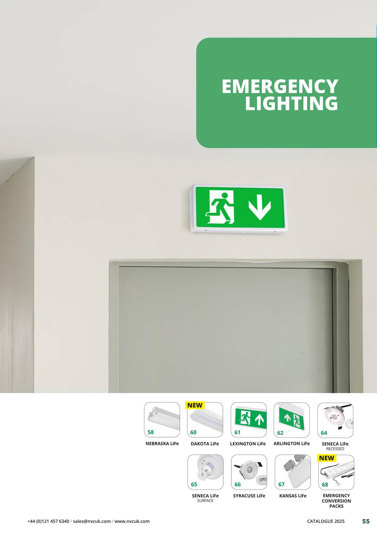 EMERGENCY - SECTION - NVC Catalogue 2025 - p55-69 by NVC Lighting UK ...