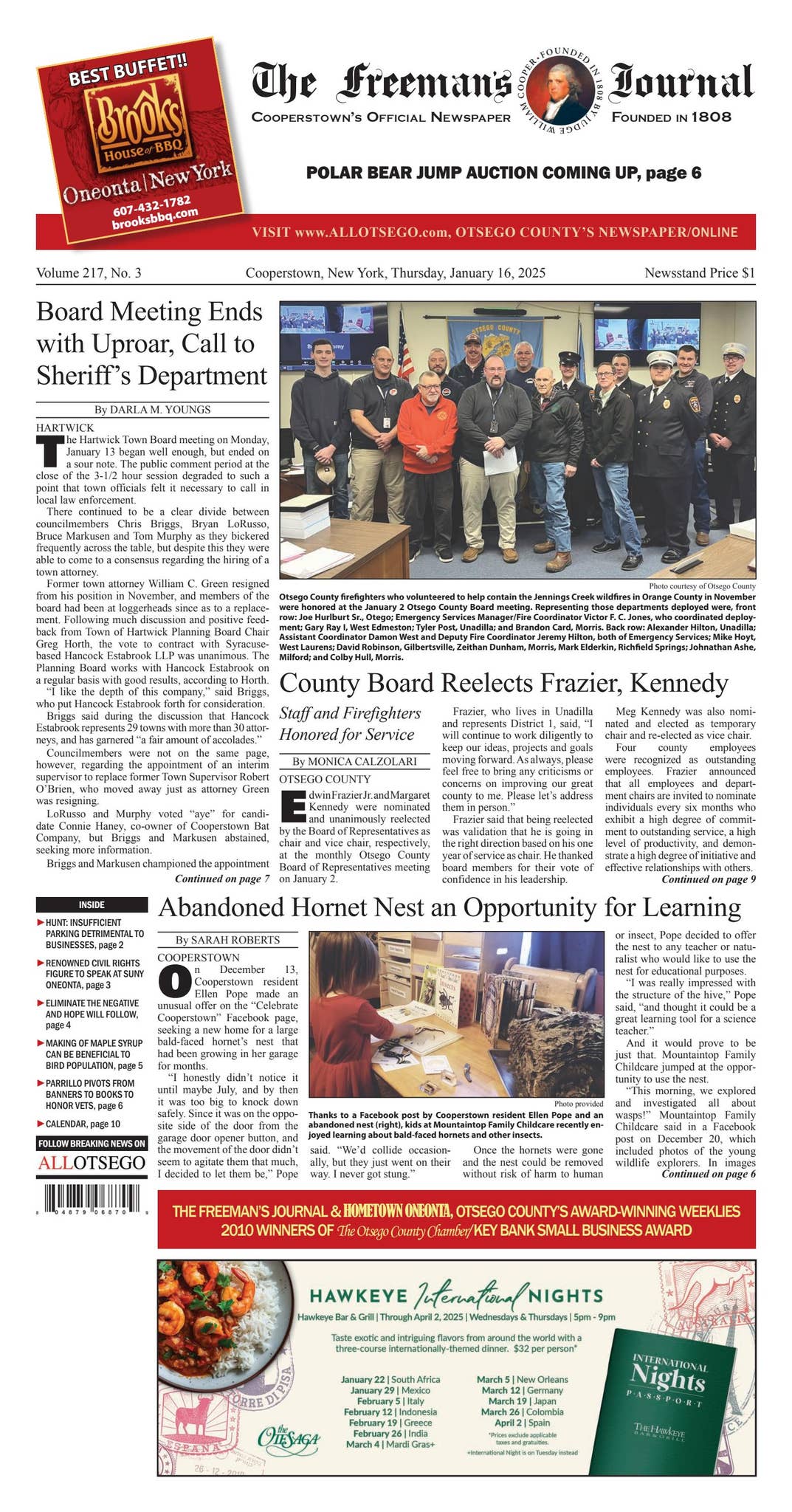 The Freeman's Journal 01-16-25 by All Otsego - News of Oneonta ...