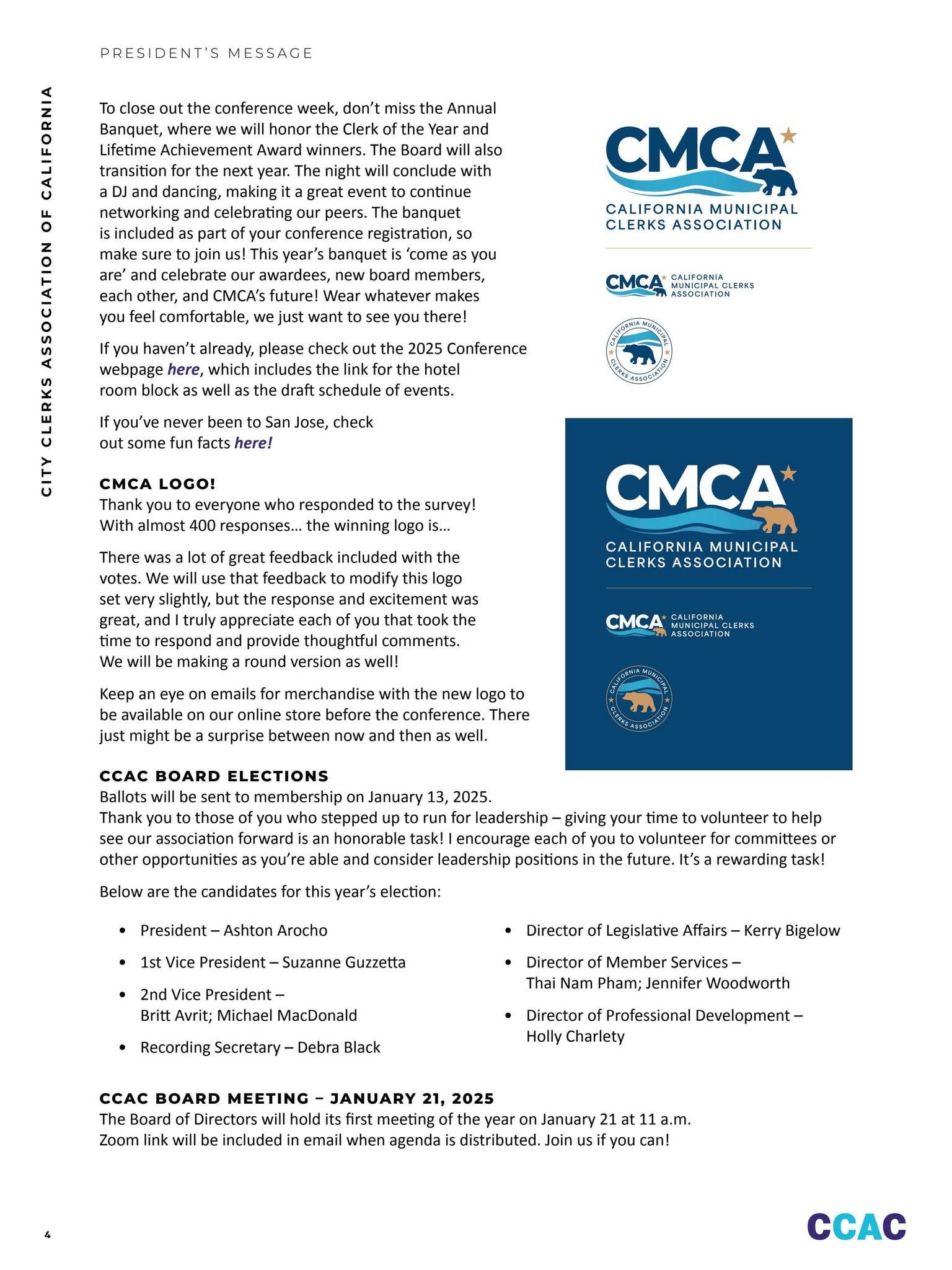 CCAC | Official Word | January 2025 by CCACalifornia - Issuu