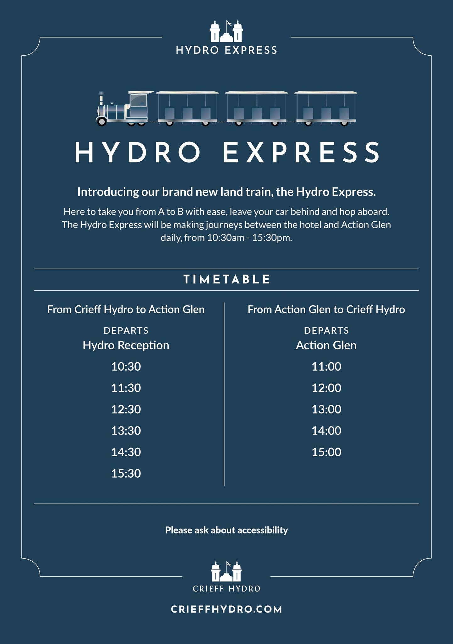 DB240216_Land Train Flyer A5 Timetable Jan25 ONLINE by Crieff Hydro Family of Hotels - Issuu