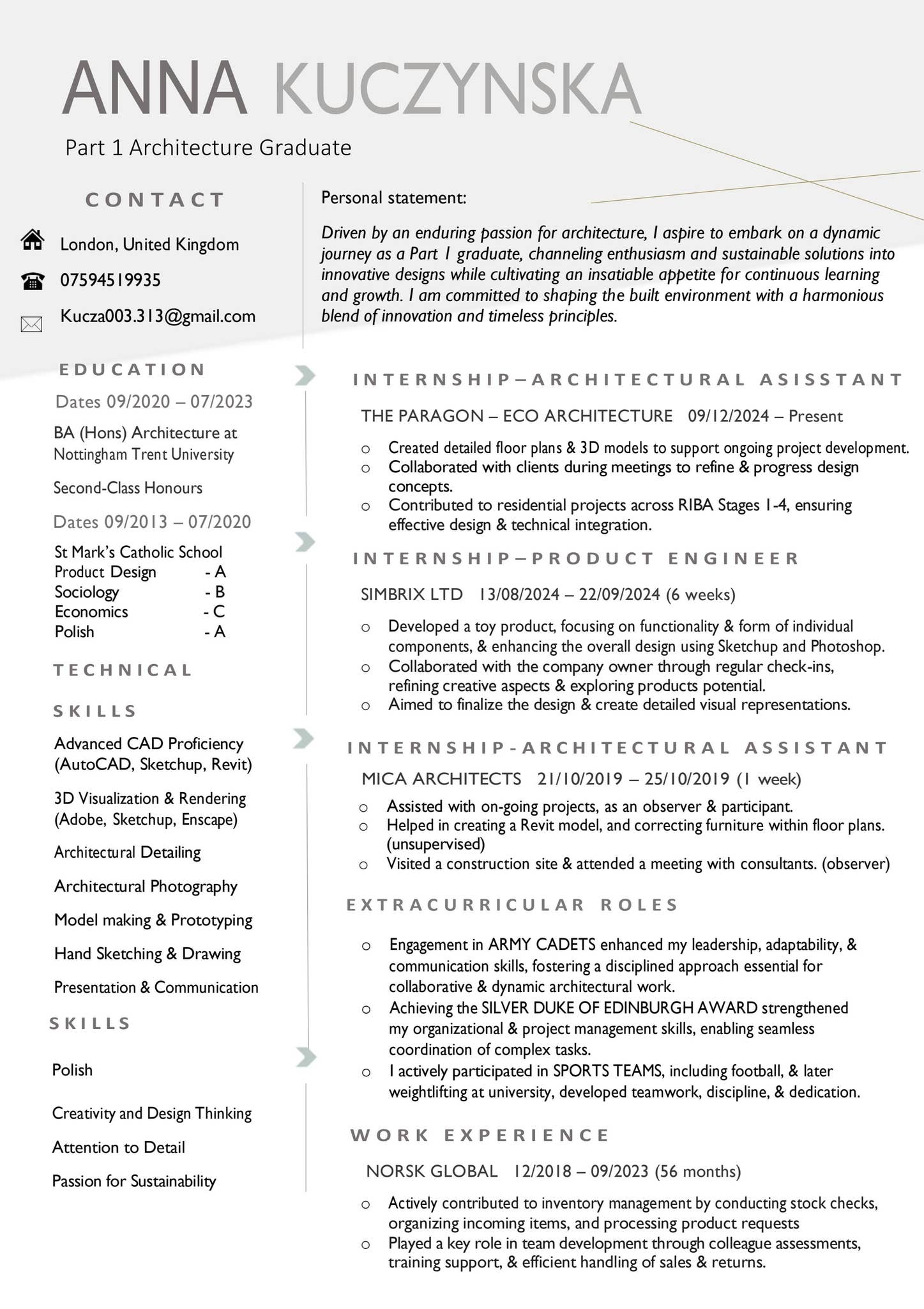 2025 ANNA.K CV + PORTFOLIO by annakuczynska - Issuu