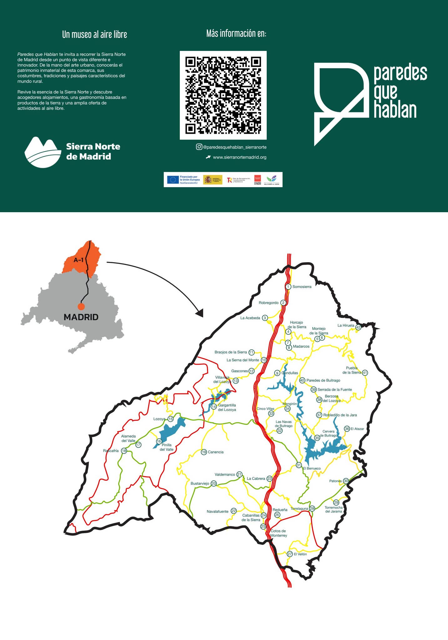 Mapa Paredes que Hablan by sierranortemadrid - Issuu