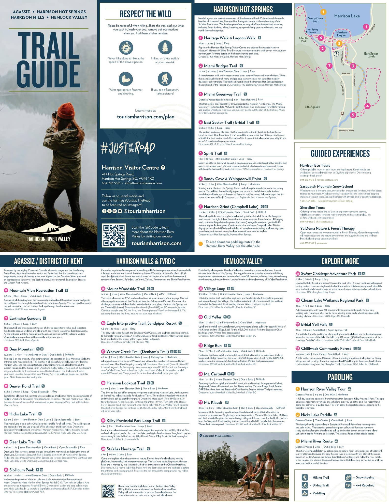 Tourism Harrison River Valley Hiking + Trail Guide by Tourism Harrison ...