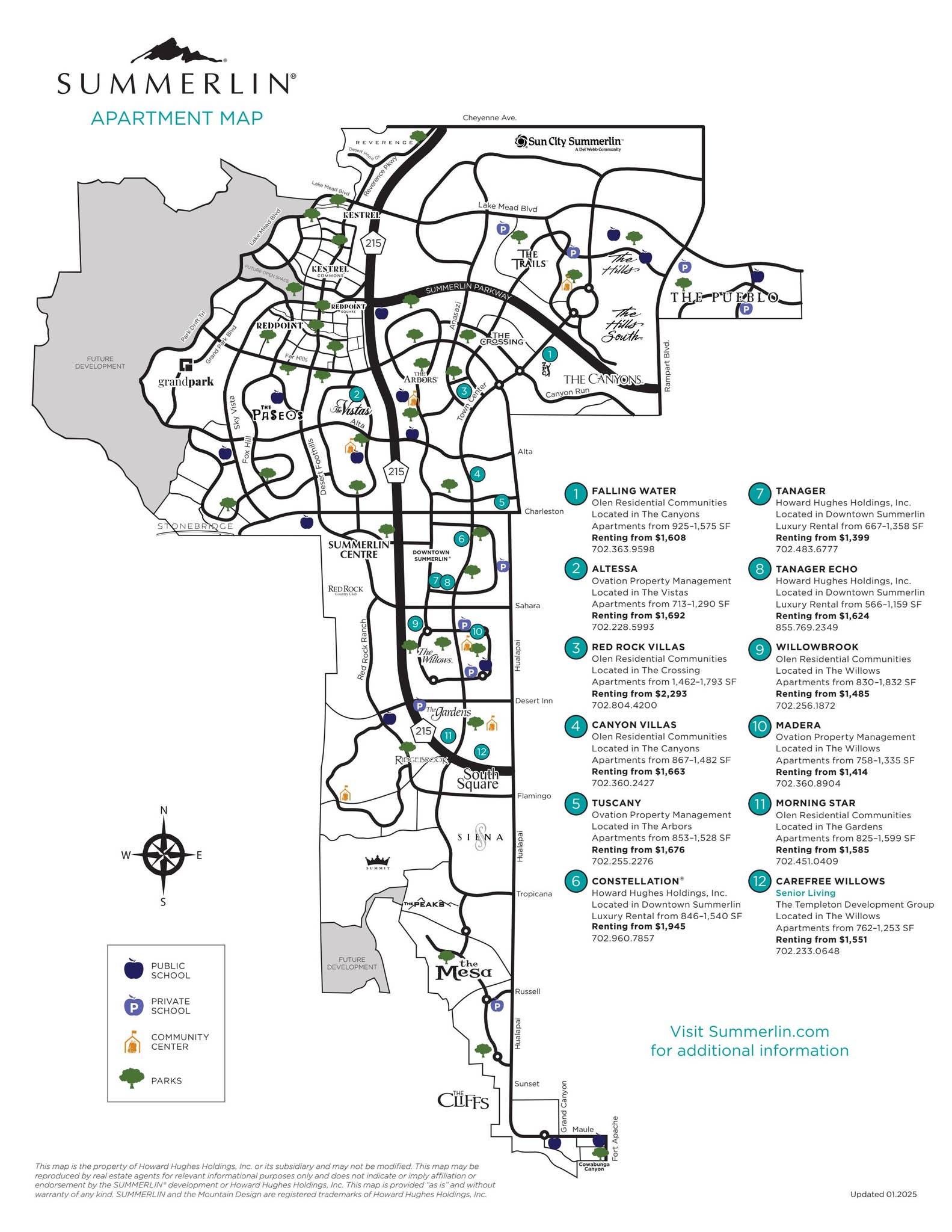 Apartment Map by Summerlin - Issuu