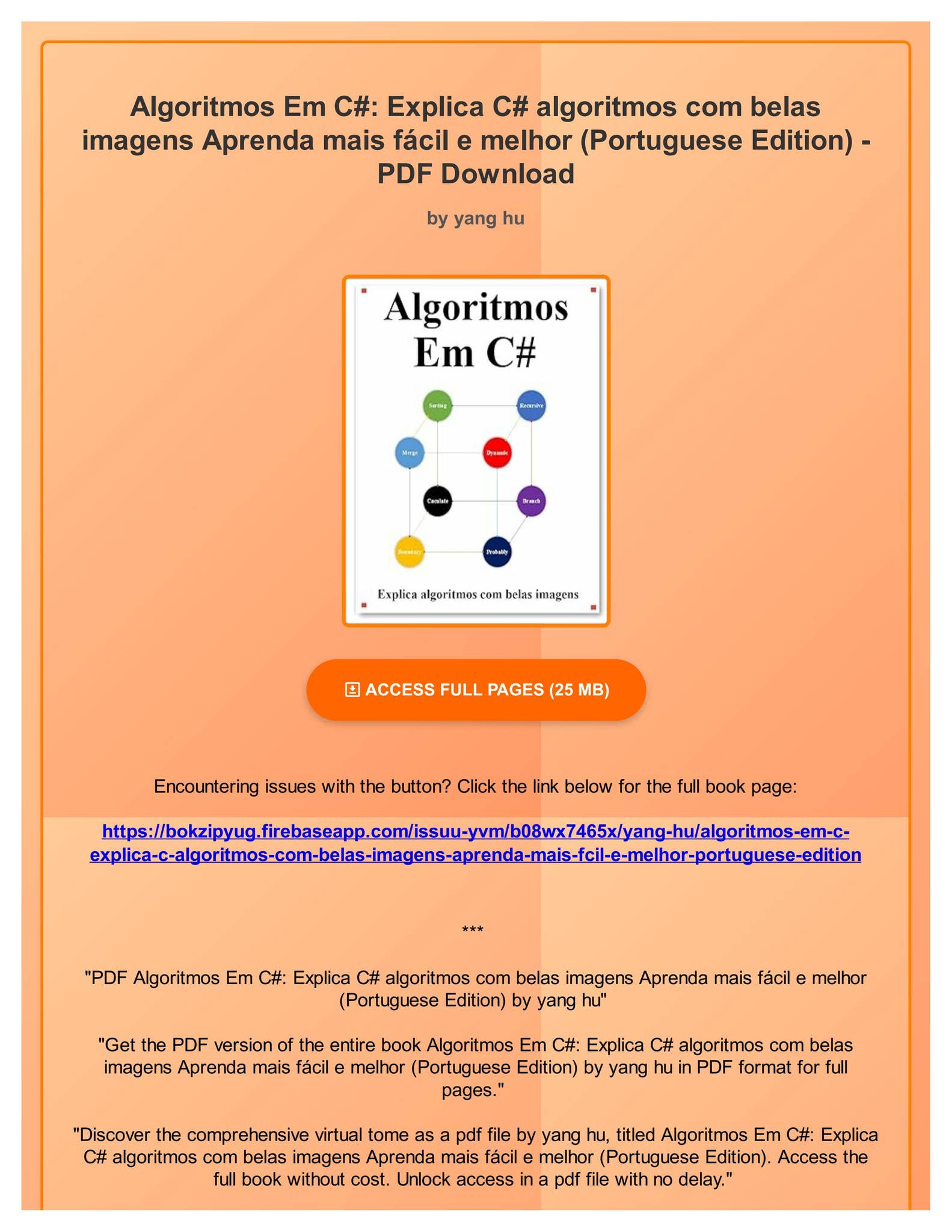 Pdf Algoritmos Em C Explica C Algoritmos Com Belas Imagens Aprenda Mais Fácil E Melhor