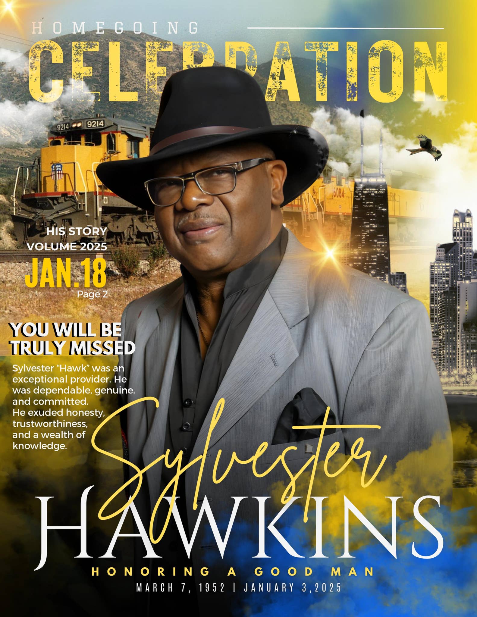 Sylvester Hawkins Funeral Program by Shianne Jones - Issuu