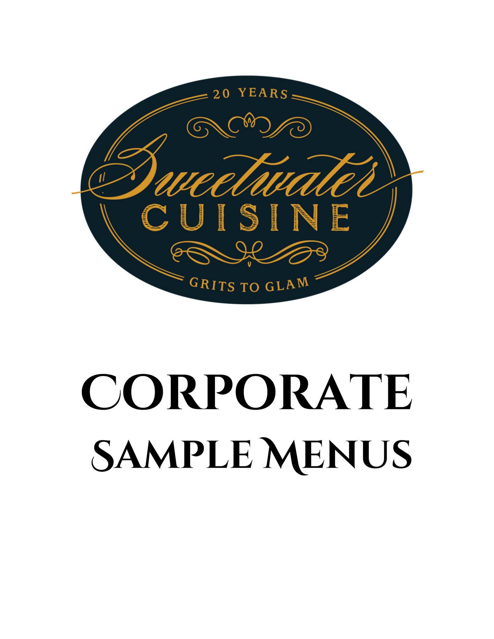 Corporate Sample Menus by Sweetwater Cuisine - Issuu