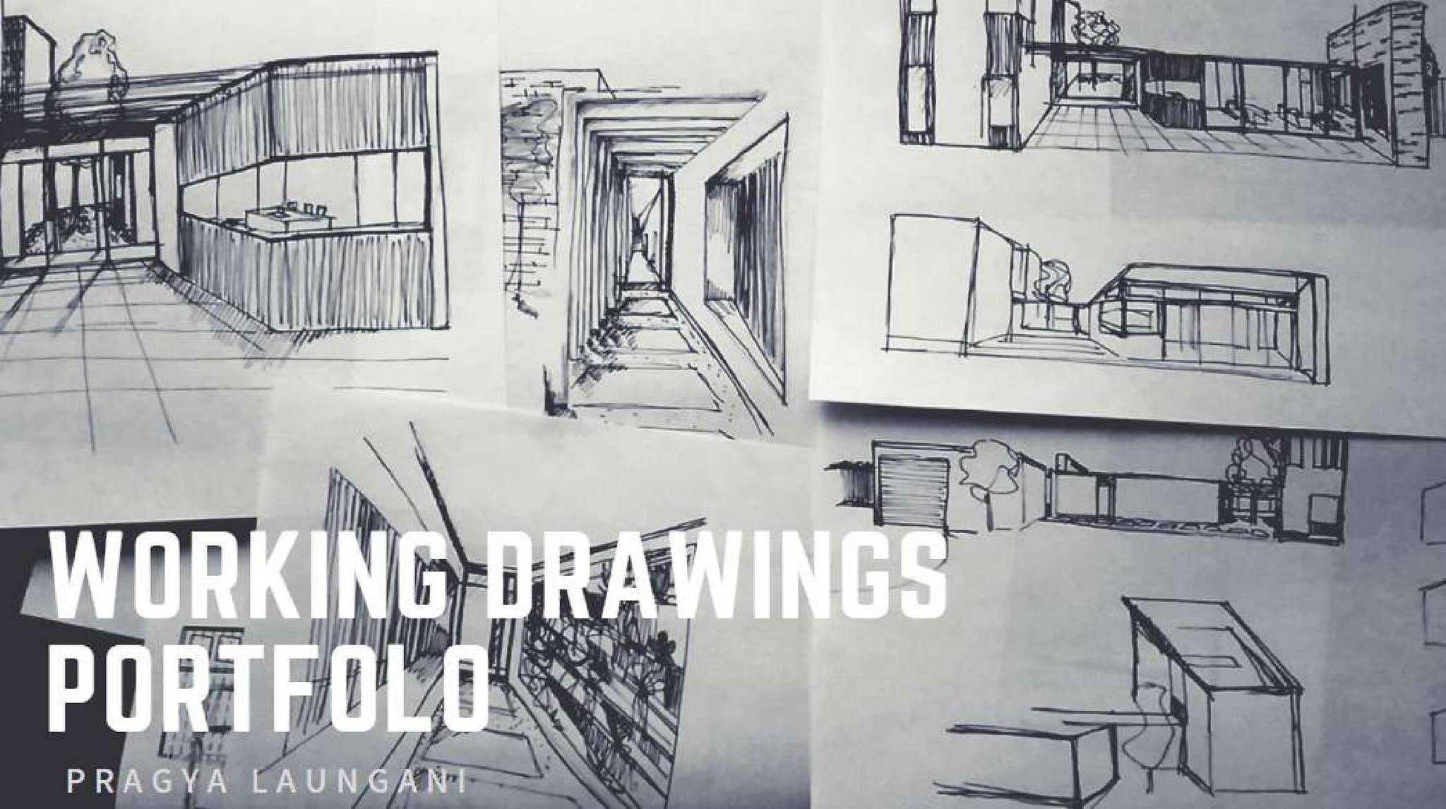 Working Drawing Portfolio by Ar. Pragya Laungani - Issuu