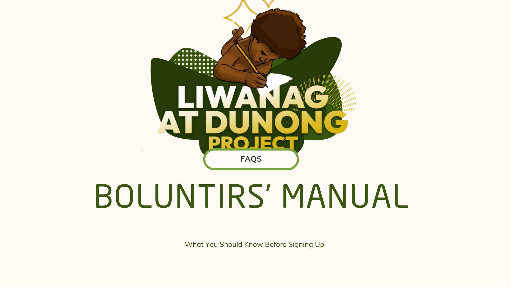 Liwanag at Dunong Boluntirs' Manual (3) by Maningning - Issuu