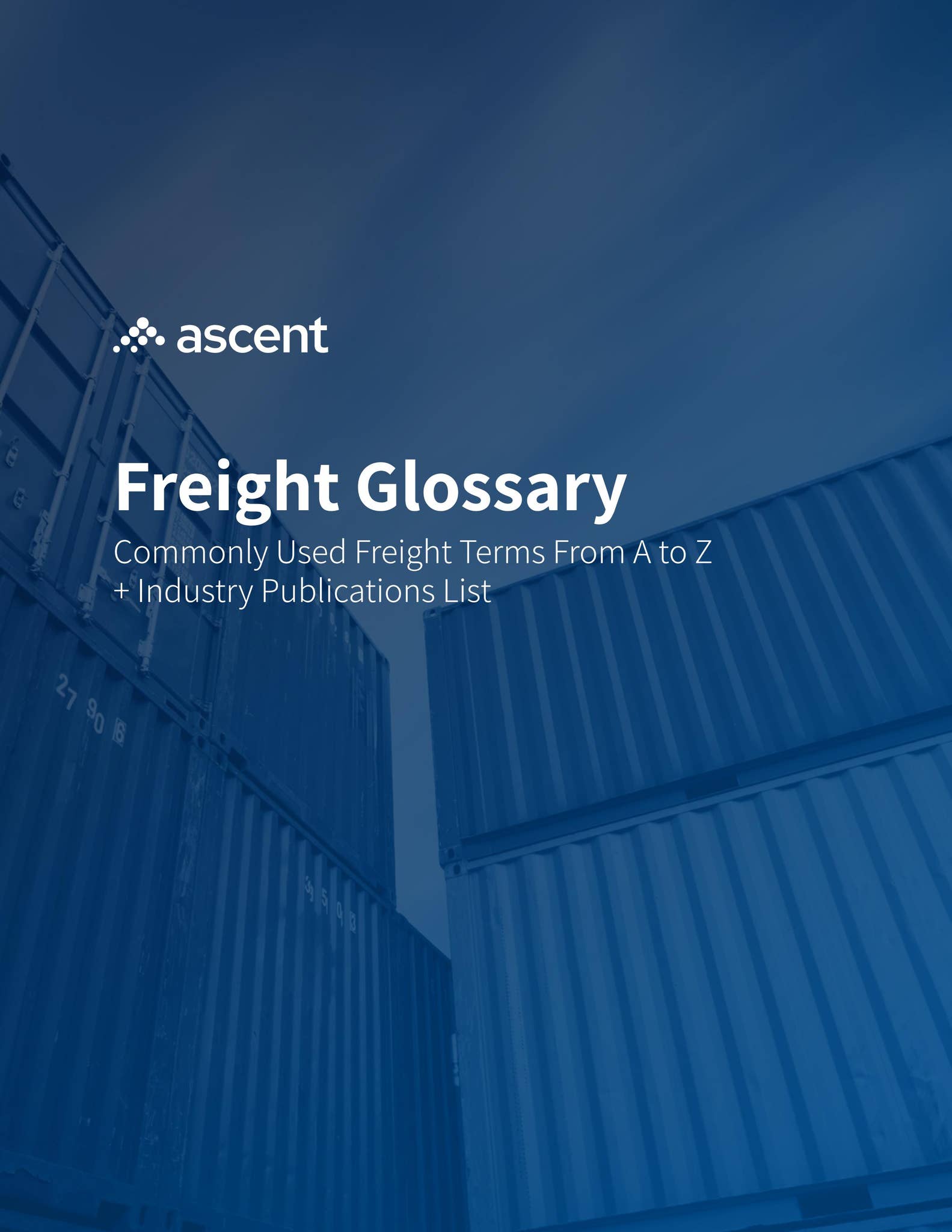 eBook | Freight Glossary by Ascent Global Logistics - Issuu