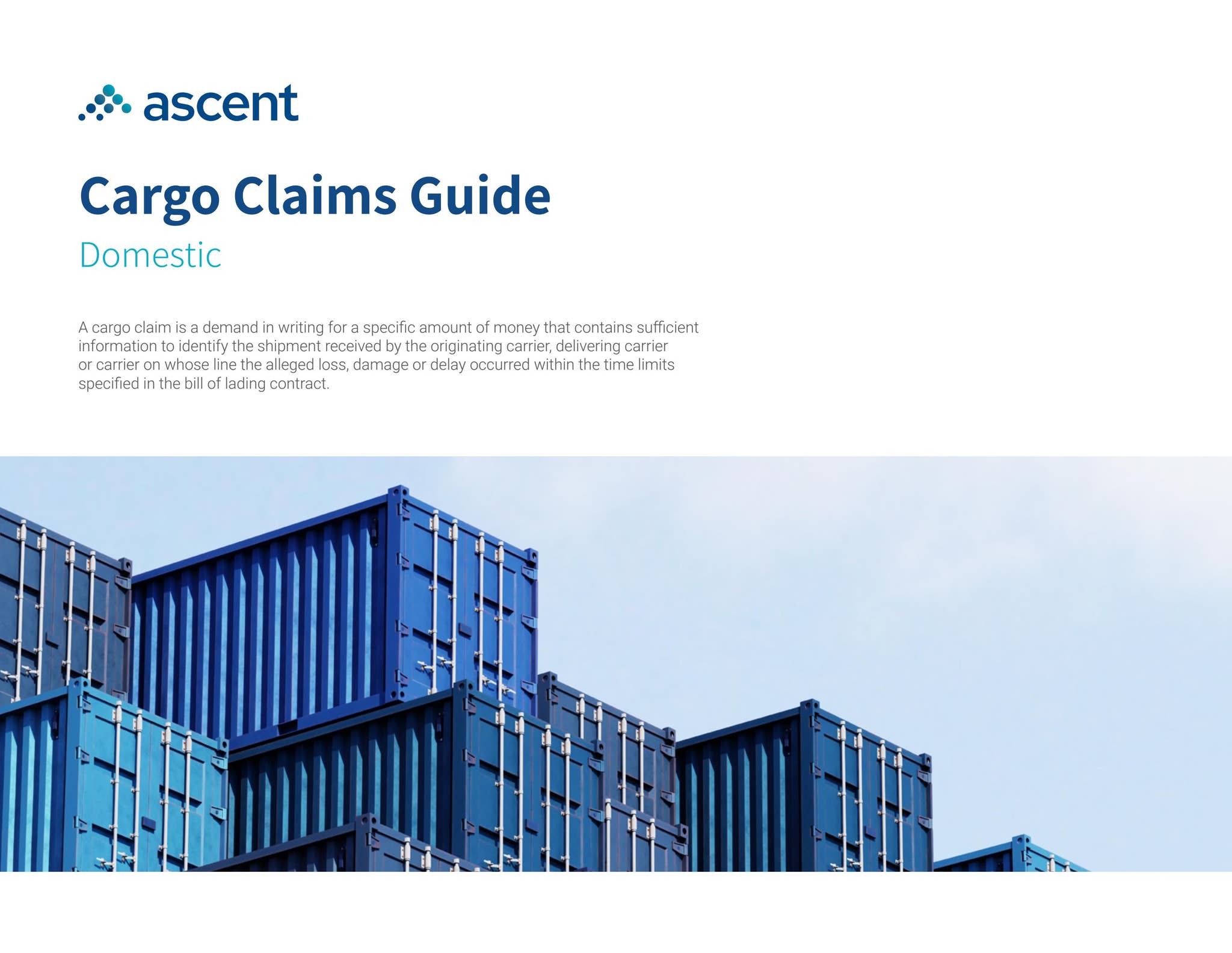 eBook | Cargo Claims Guide by Ascent Global Logistics - Issuu