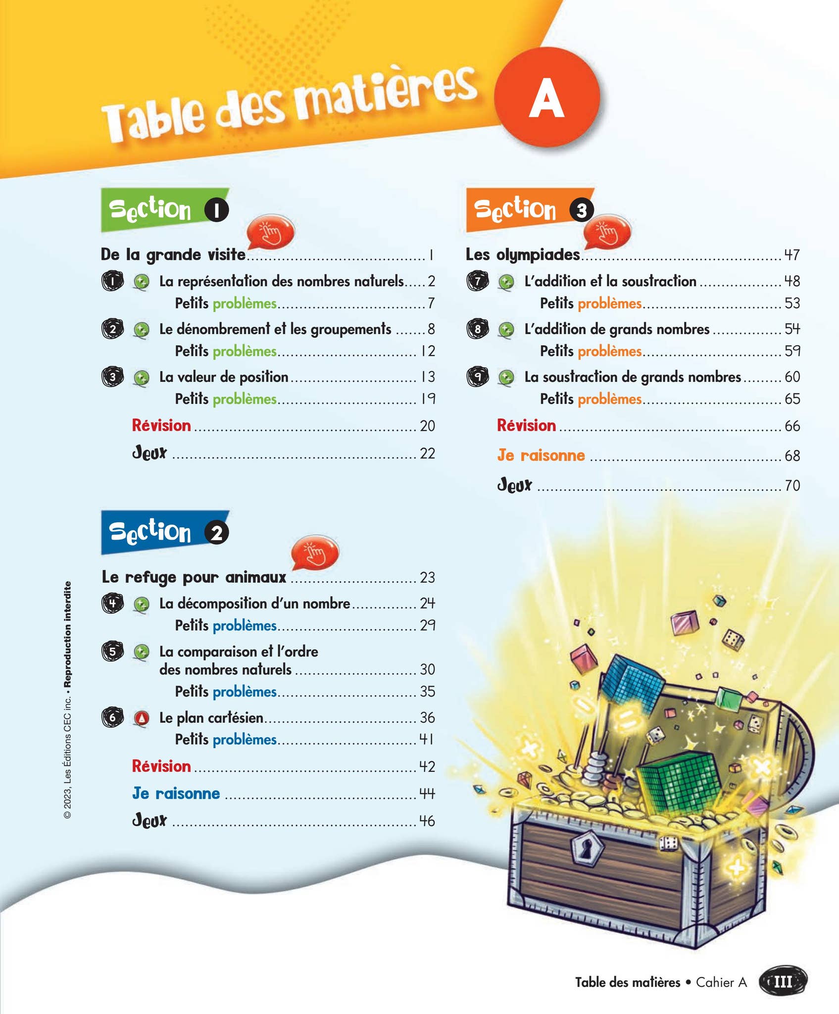 Axel 3e année - Table des matières by Les Éditions CEC - Issuu