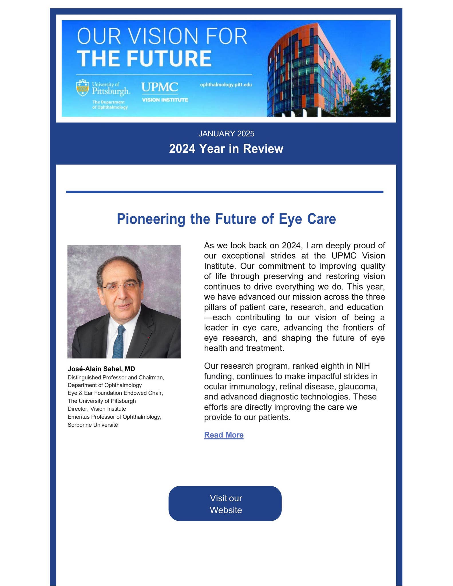 2025 Winter OPH Newsletter - Our Vision for the Future by Eye & Ear Foundation of Pittsburgh - Issuu