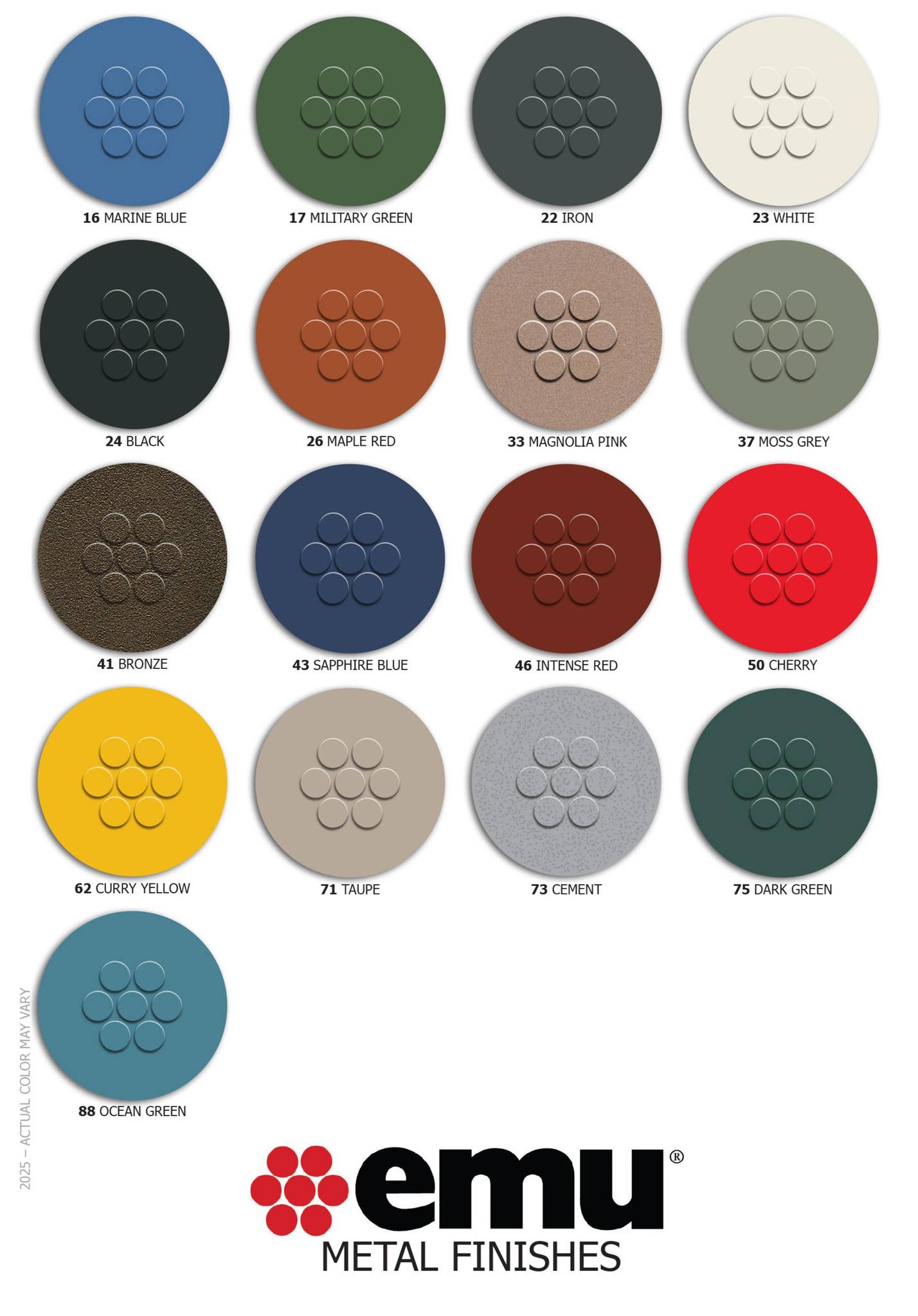 2025 emuamericas Color Card by emuamericas - Issuu