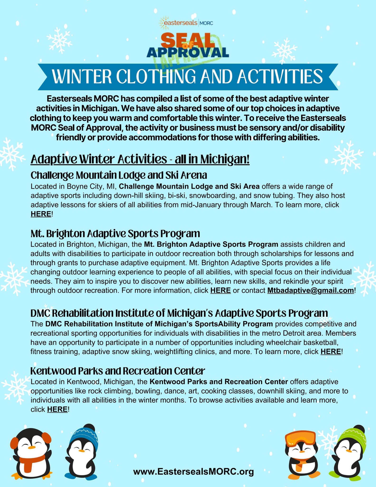 2025 Winter Clothing and Activities Seal of Approval by Easterseals MORC - Issuu