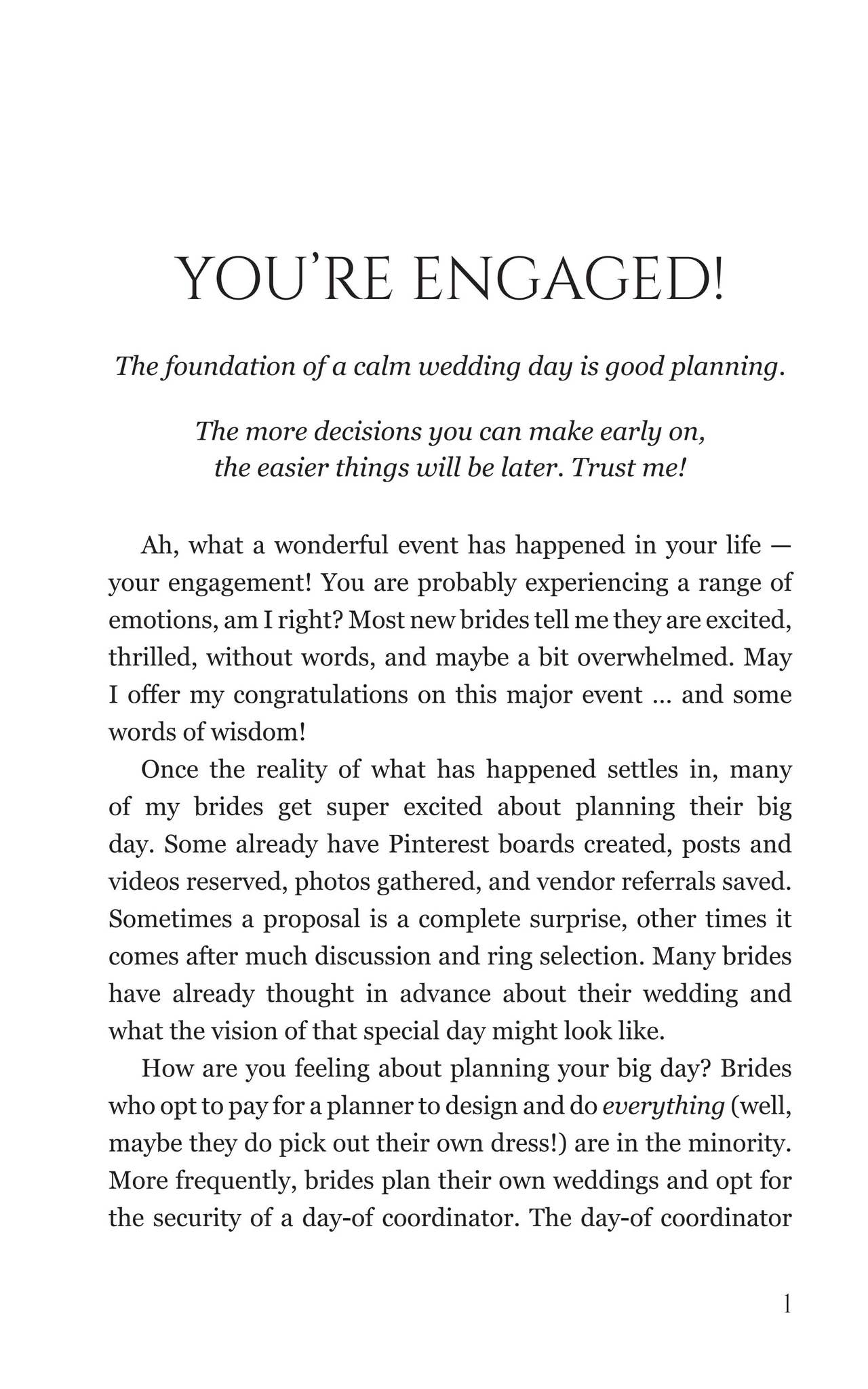 YOU'RE ENGAGED - THE MINDFUL BRIDE - JOANNE CAIN by themindfulbride - Issuu