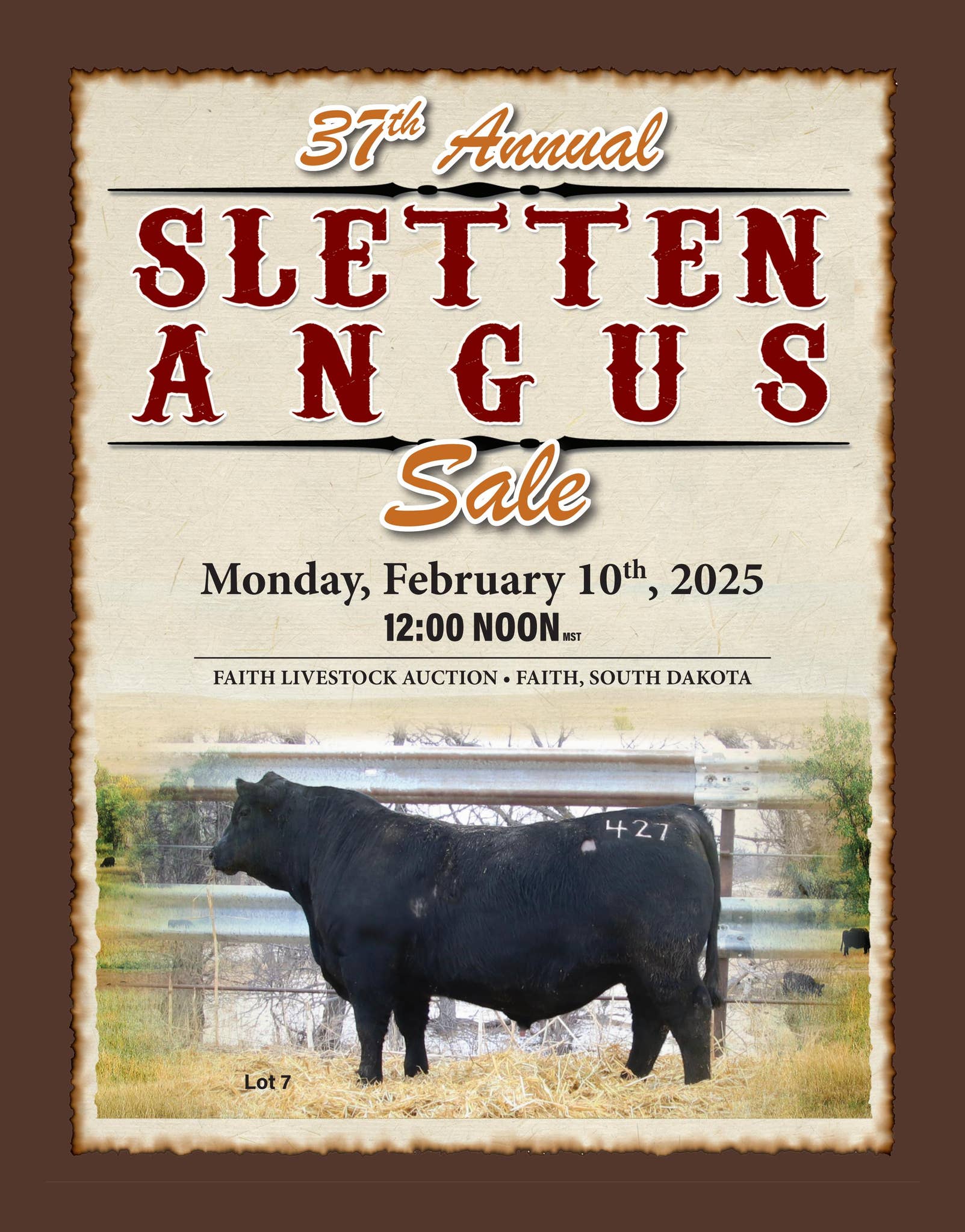 37th Annual Sletten Angus Bull & Female Sale by Tri-State Livestock ...