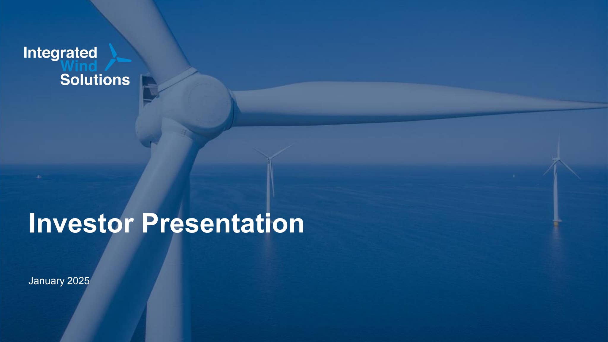 Integrated Wind Solutions - Company Presentation - January 25 by ...
