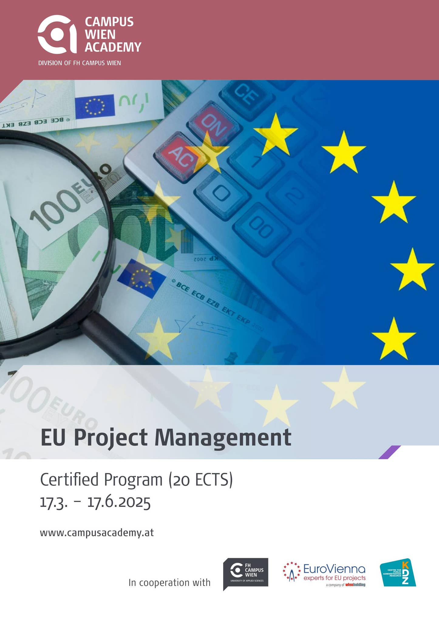 EU Project Management - Certified Program by Campus Wien Academy - Issuu