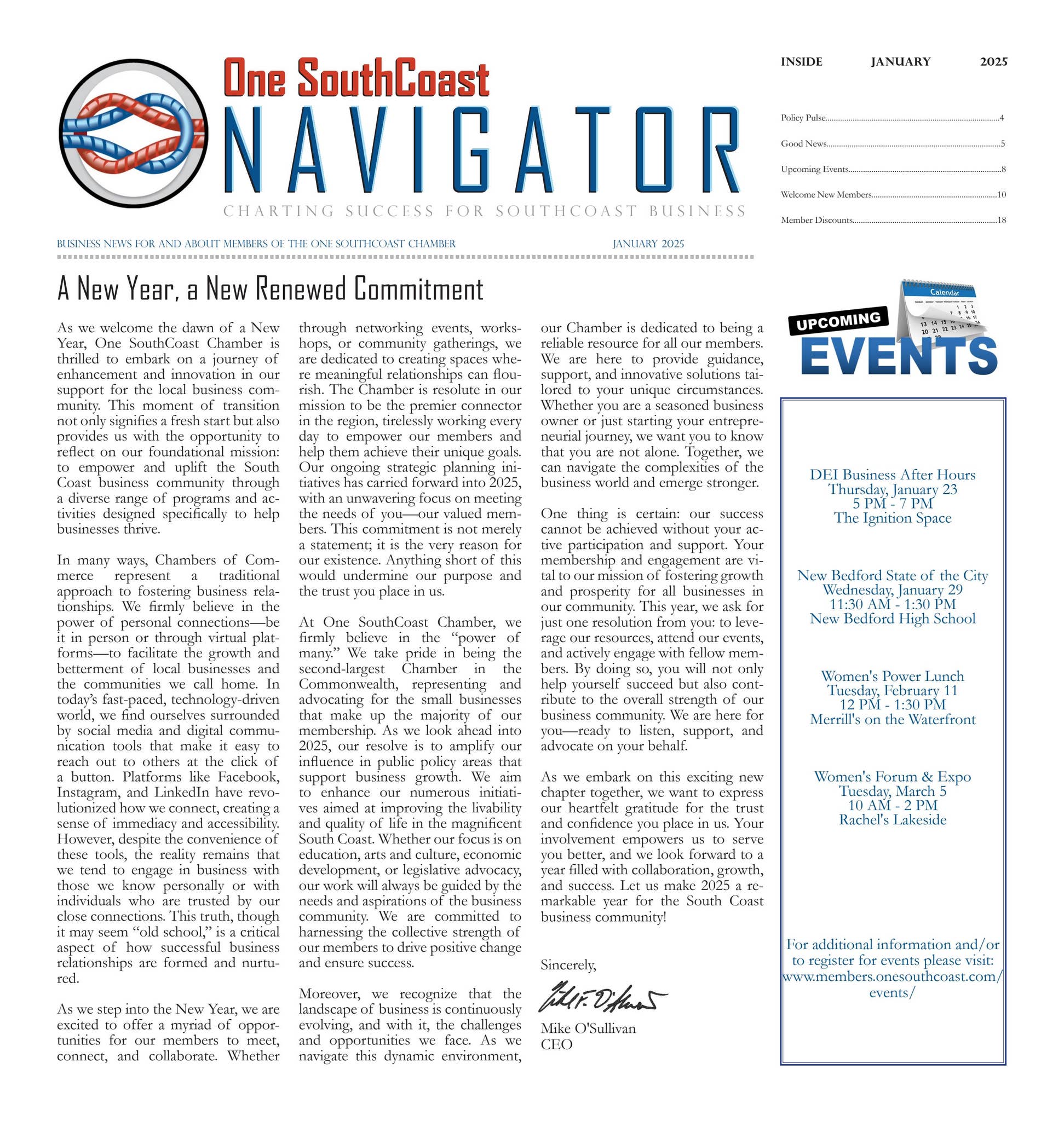 January 2025 Navigator by onesouthcoast - Issuu