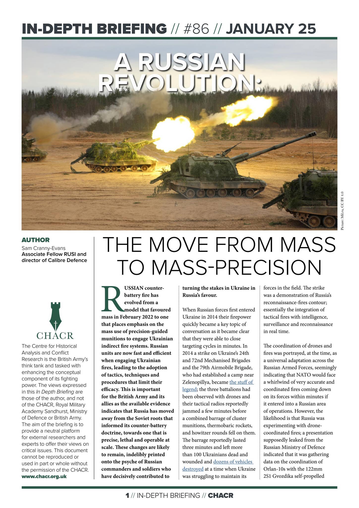 In-Depth Briefing: A Russia revolution – the move from mass to mass ...