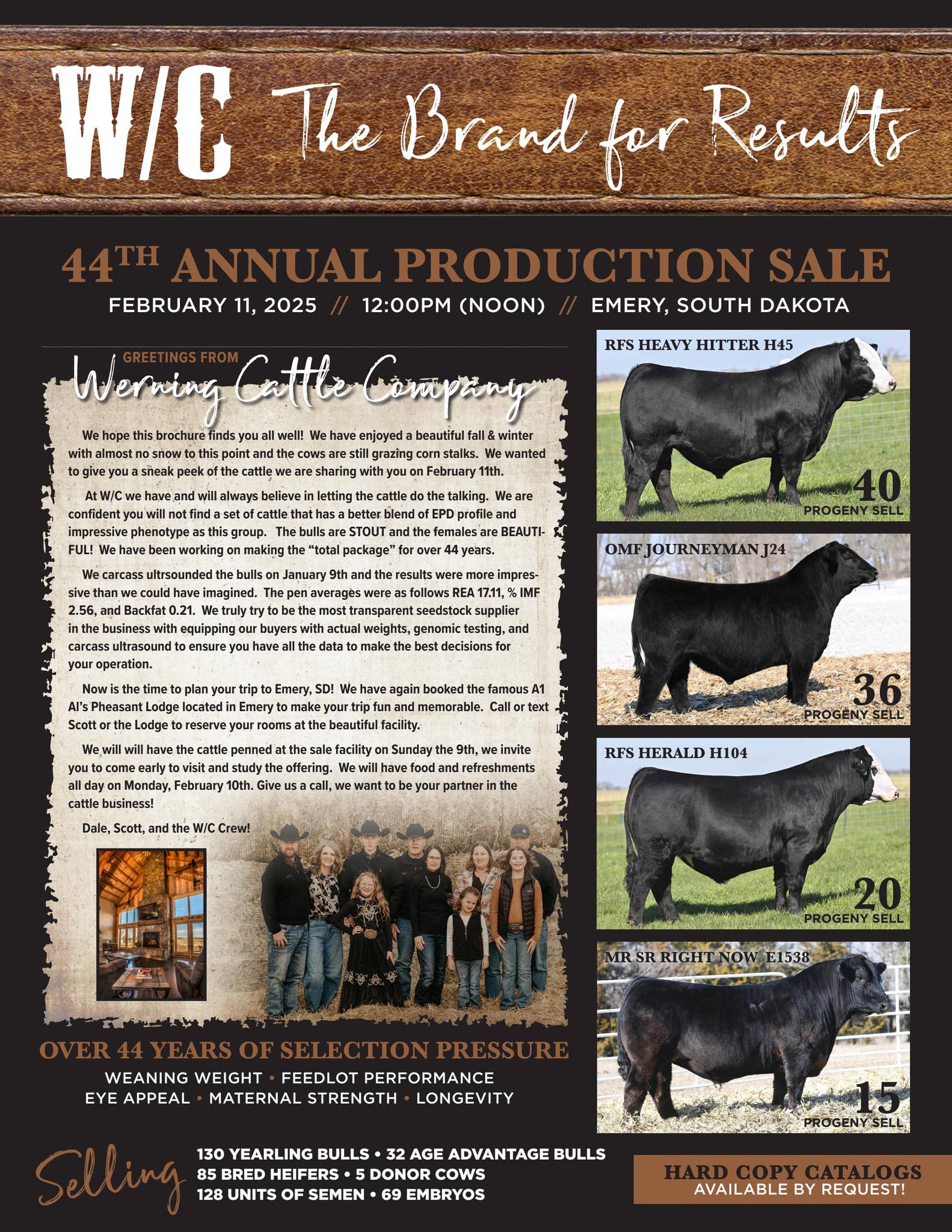 Werning Cattle Company - 44th Annual Production Sale Brochure by Abbie ...