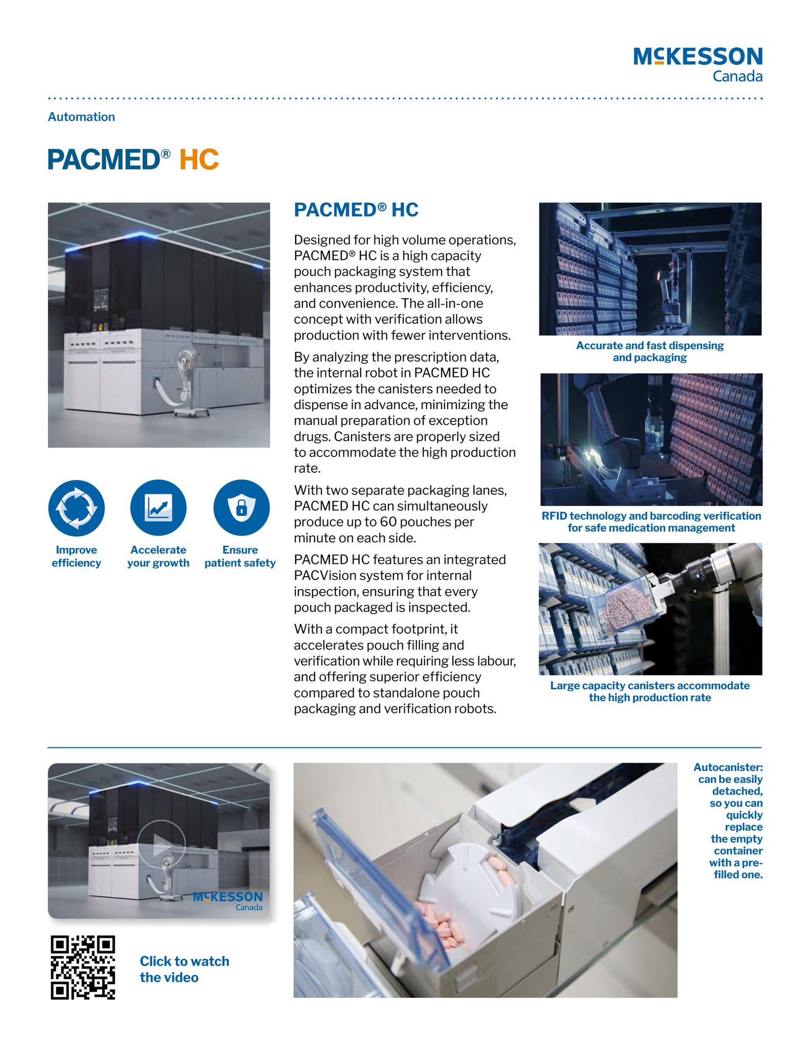 Strip Packaging Technology - PACMED HC by McKesson Technology Solutions ...