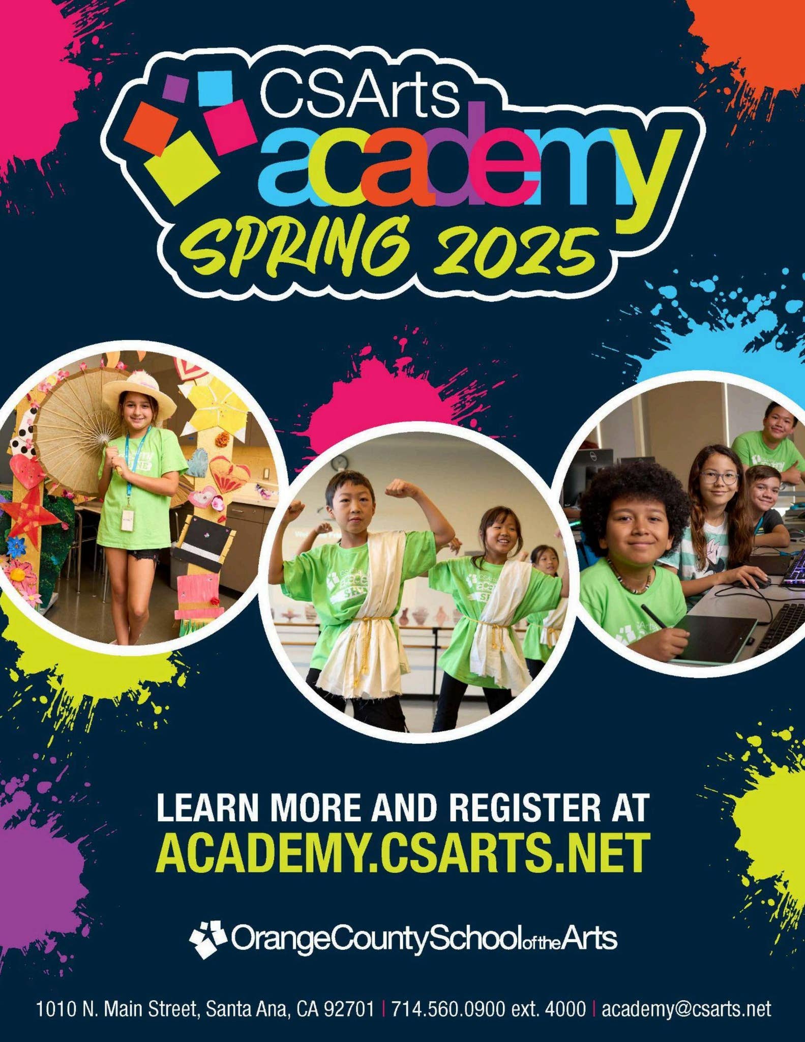CSArts Academy Spring 2025 Brochure of Classes by Orange County School ...