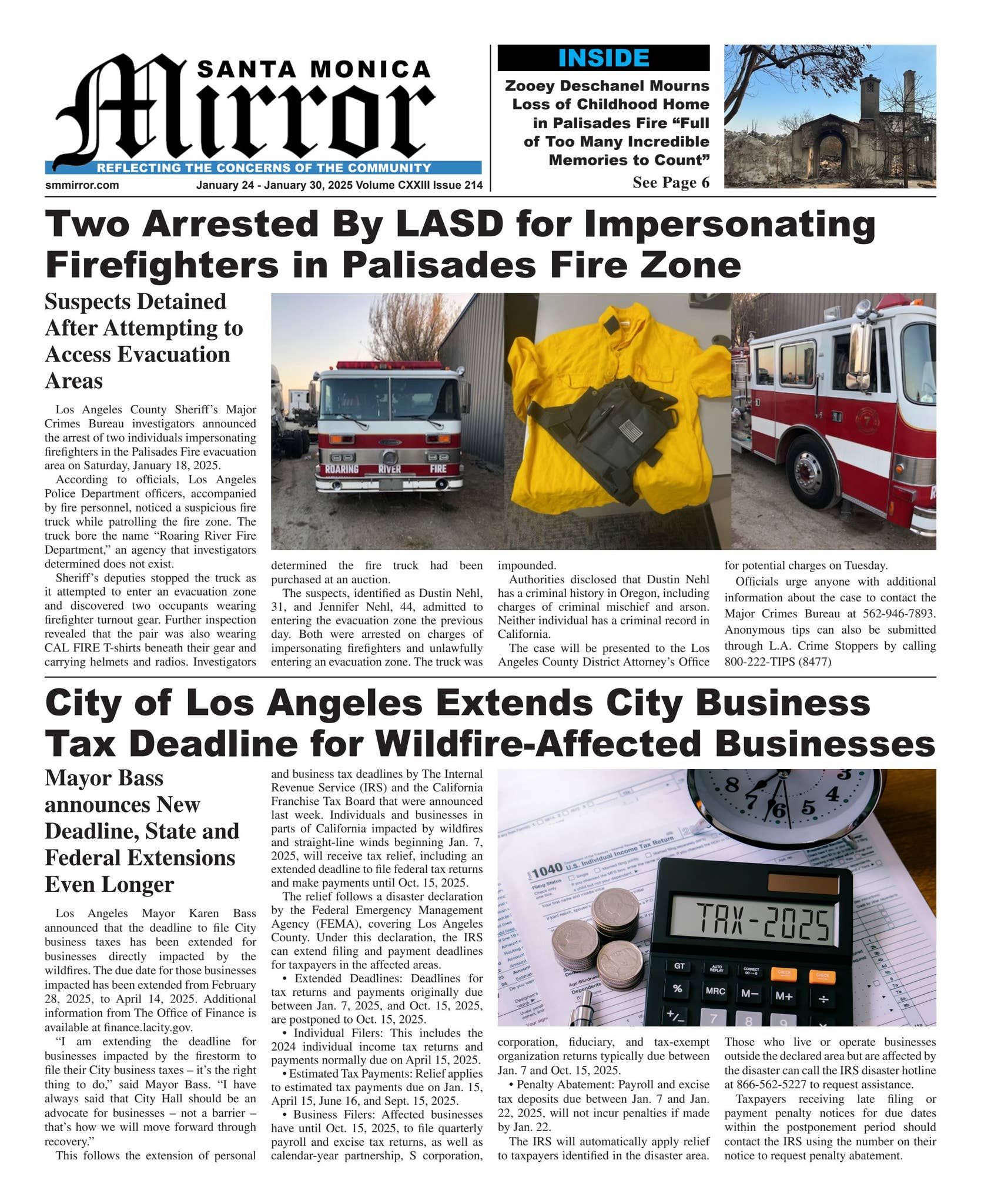Santa Monica Mirror: Jan 24 - Jan 30, 2025 by Mirror Media Group/ Modoc ...