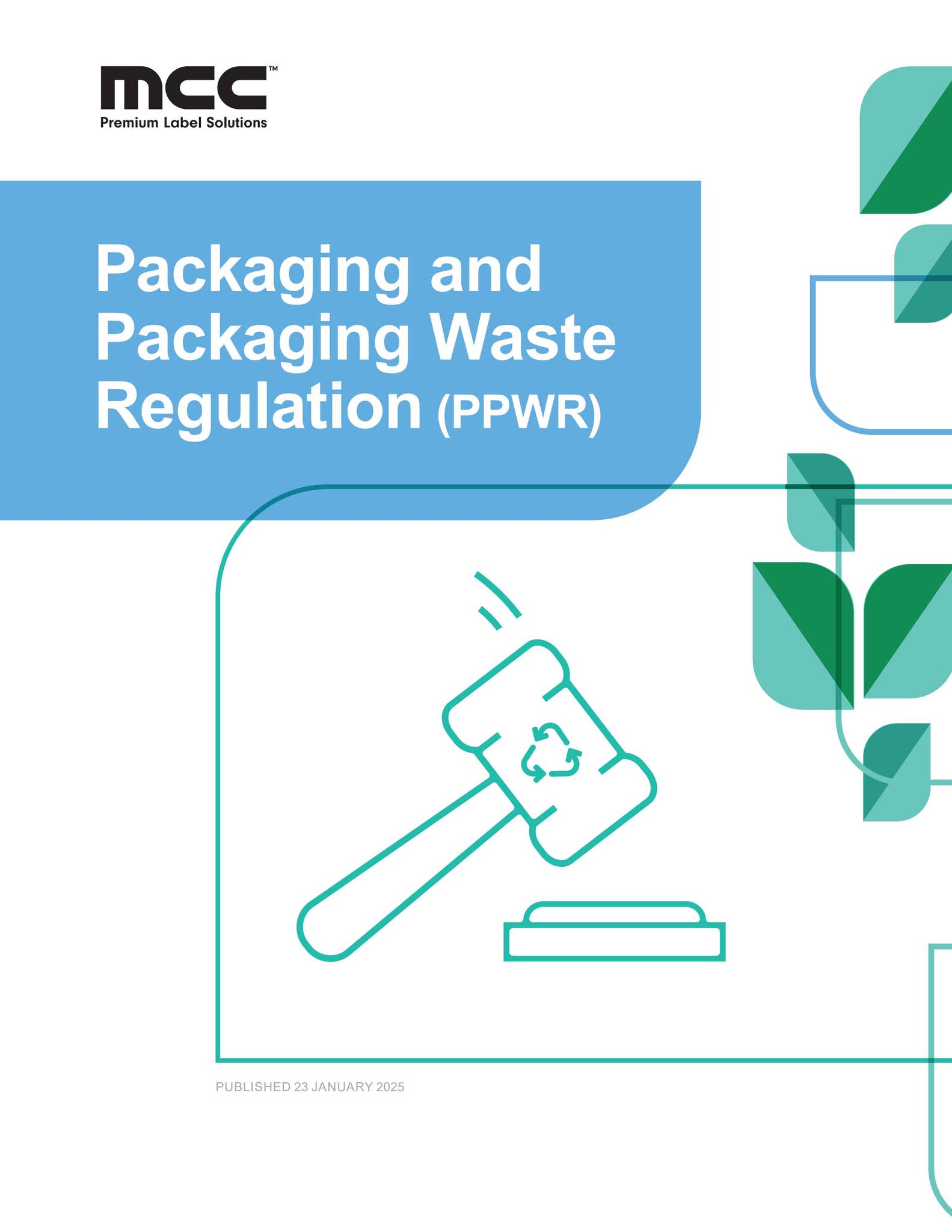 MCC - Packaging and Packaging Waste Regulation (PPWR) - January 2025 by ...