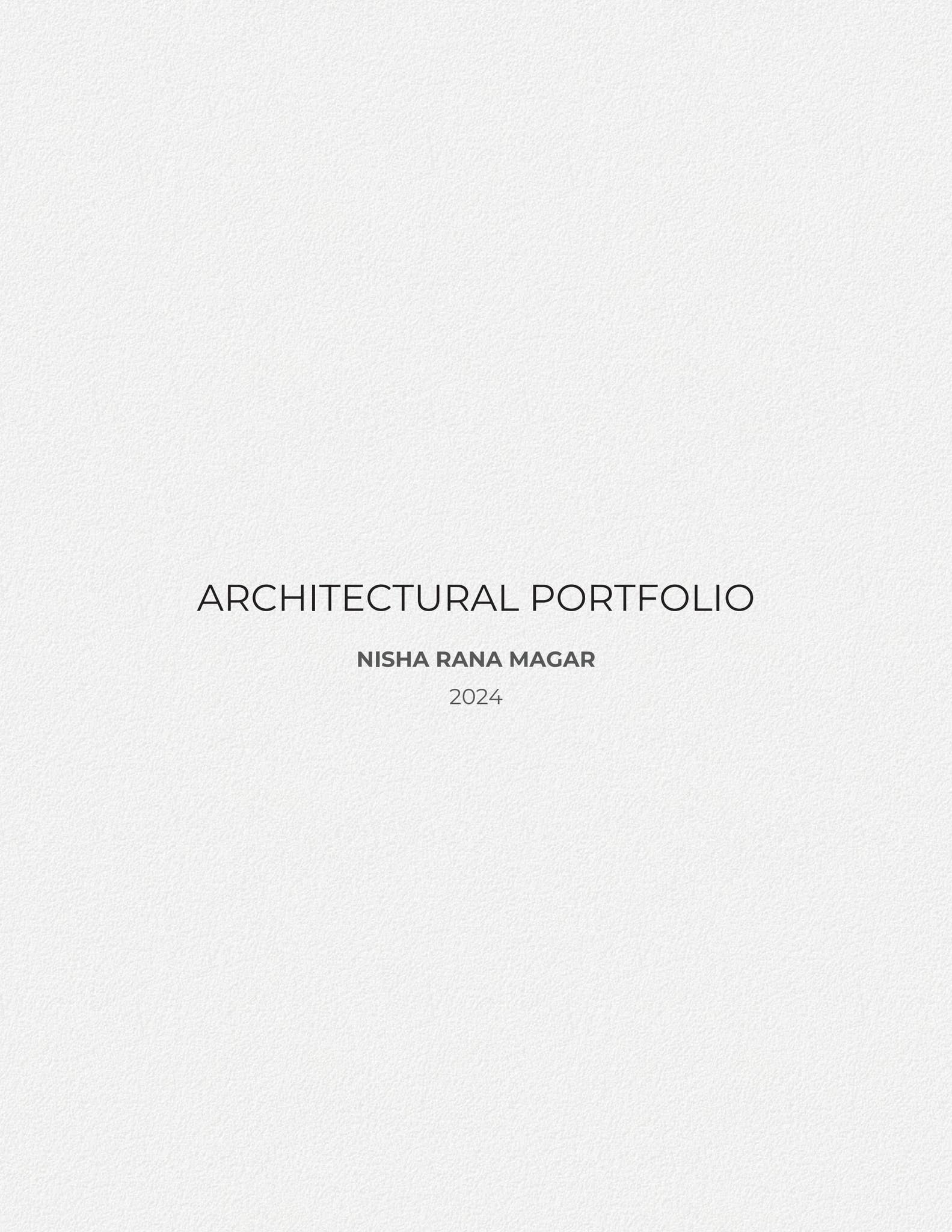 Architecture Portfolio by Nisha Rana - Issuu