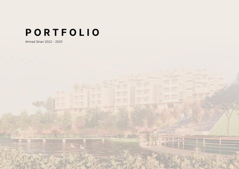 Ahmad Sinan - Architecture Portfolio by sinan - Issuu