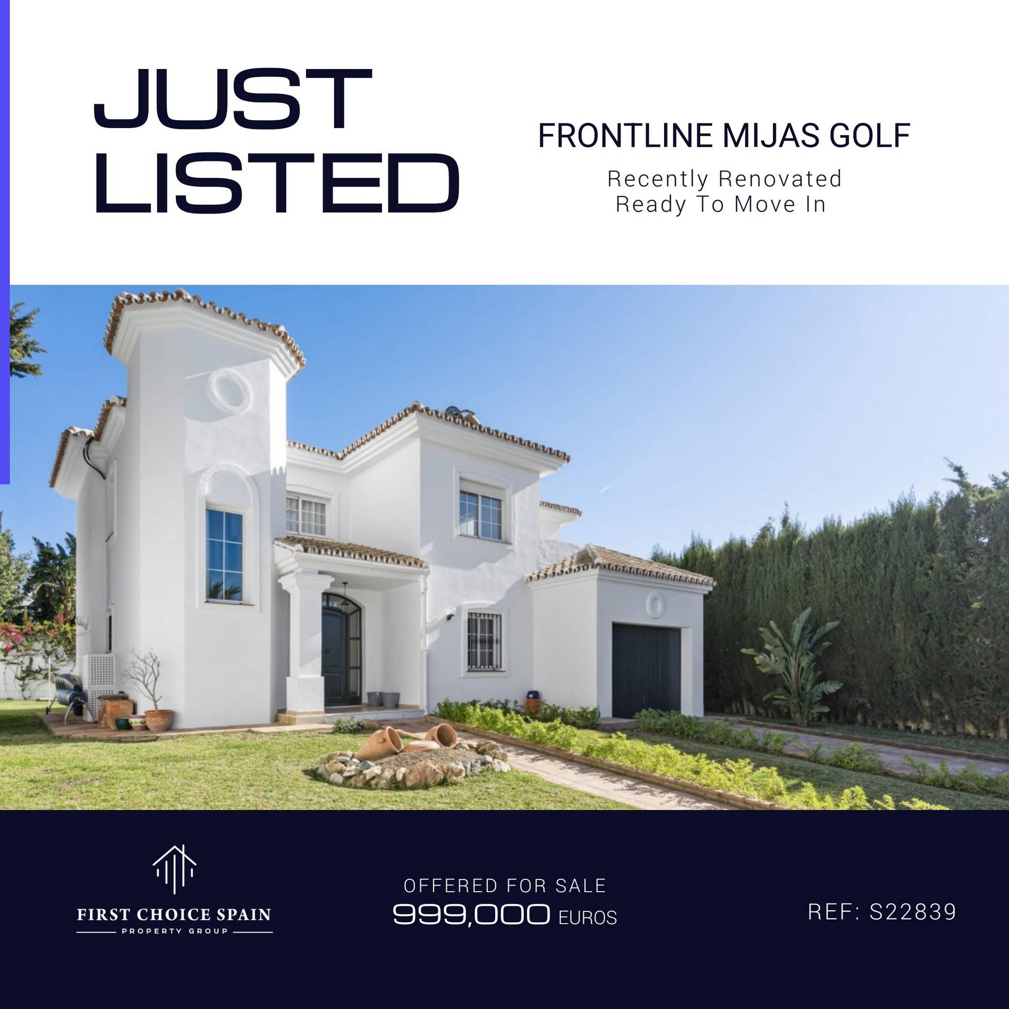 Mijas Golf Villa - Just Listed S22839 by Marbella Real Estate First ...