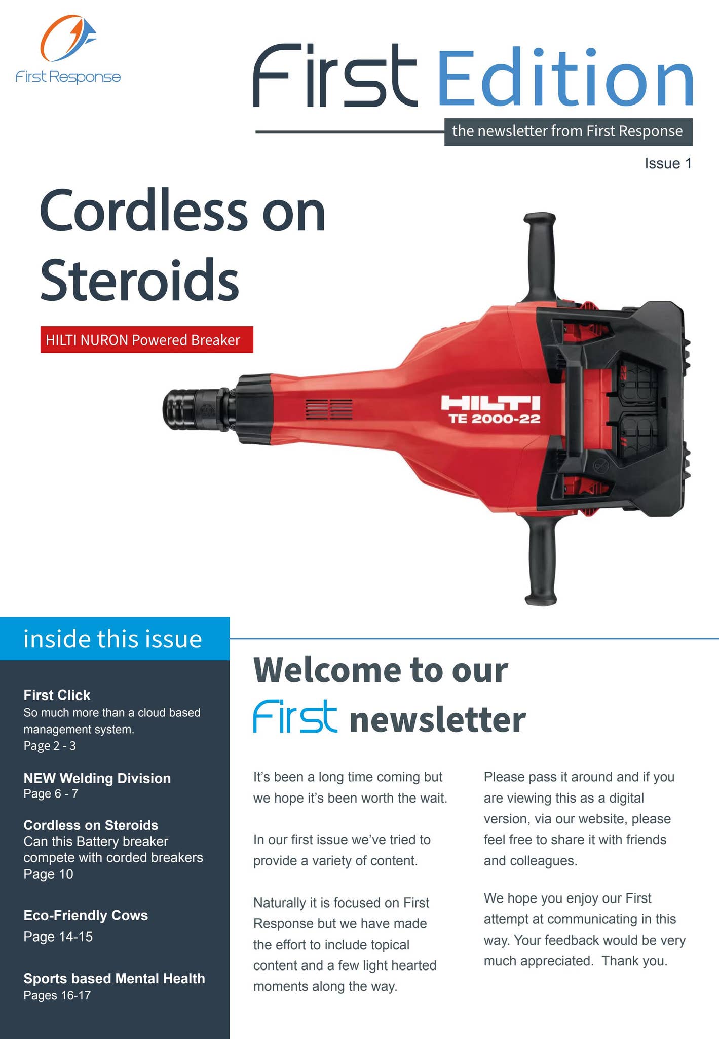 First Edition by First Response Site Services Ltd - Issuu