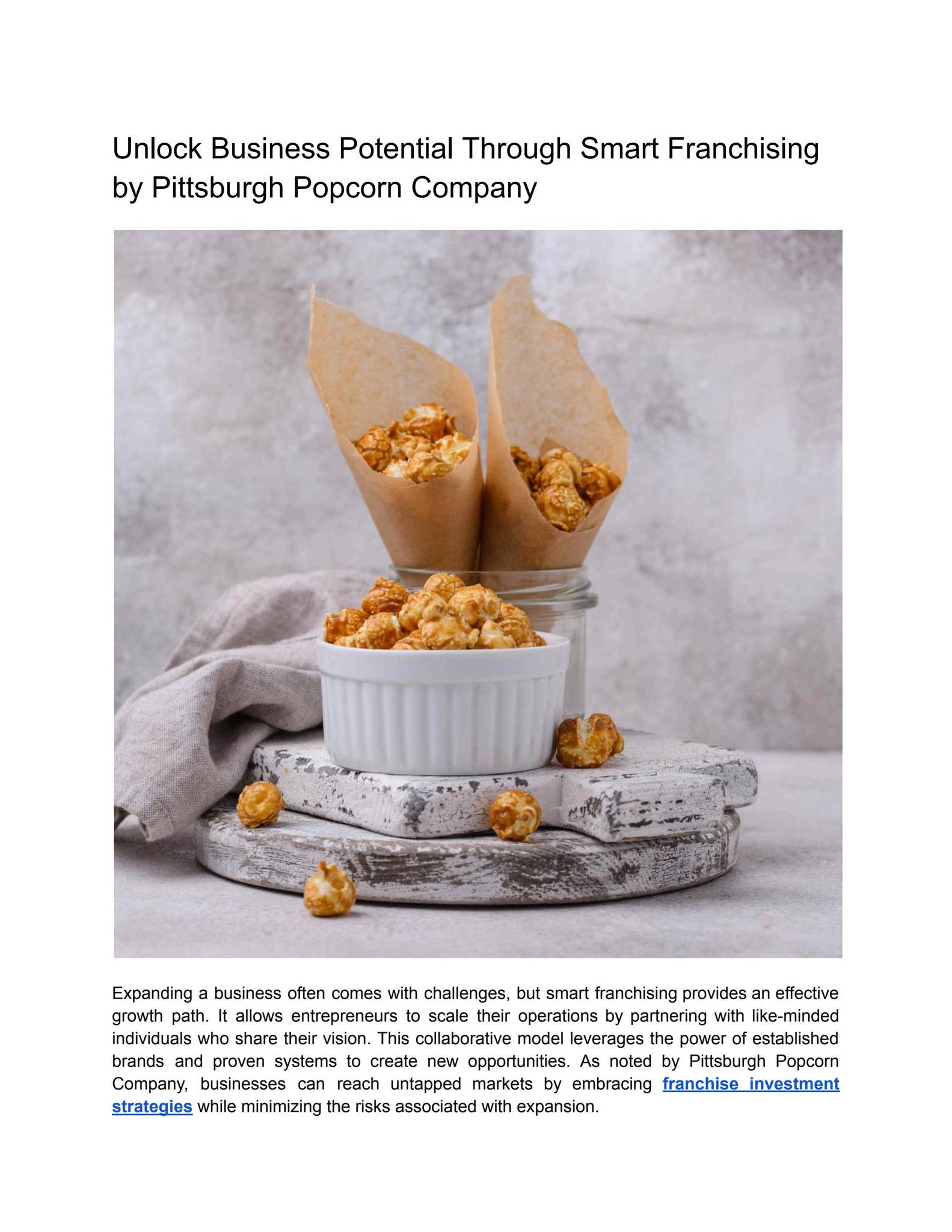 Unlock Business Potential Through Smart Franchising by Pittsburgh ...