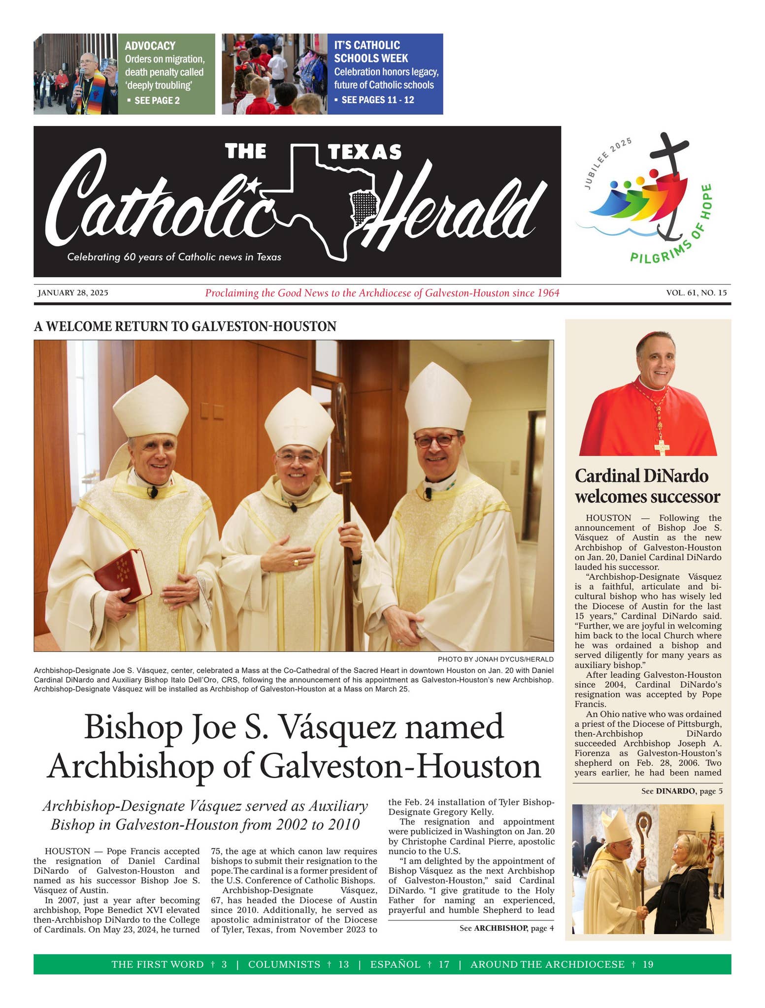 Texas Catholic Herald - Jan. 28, 2025 by Texas Catholic Herald - Issuu