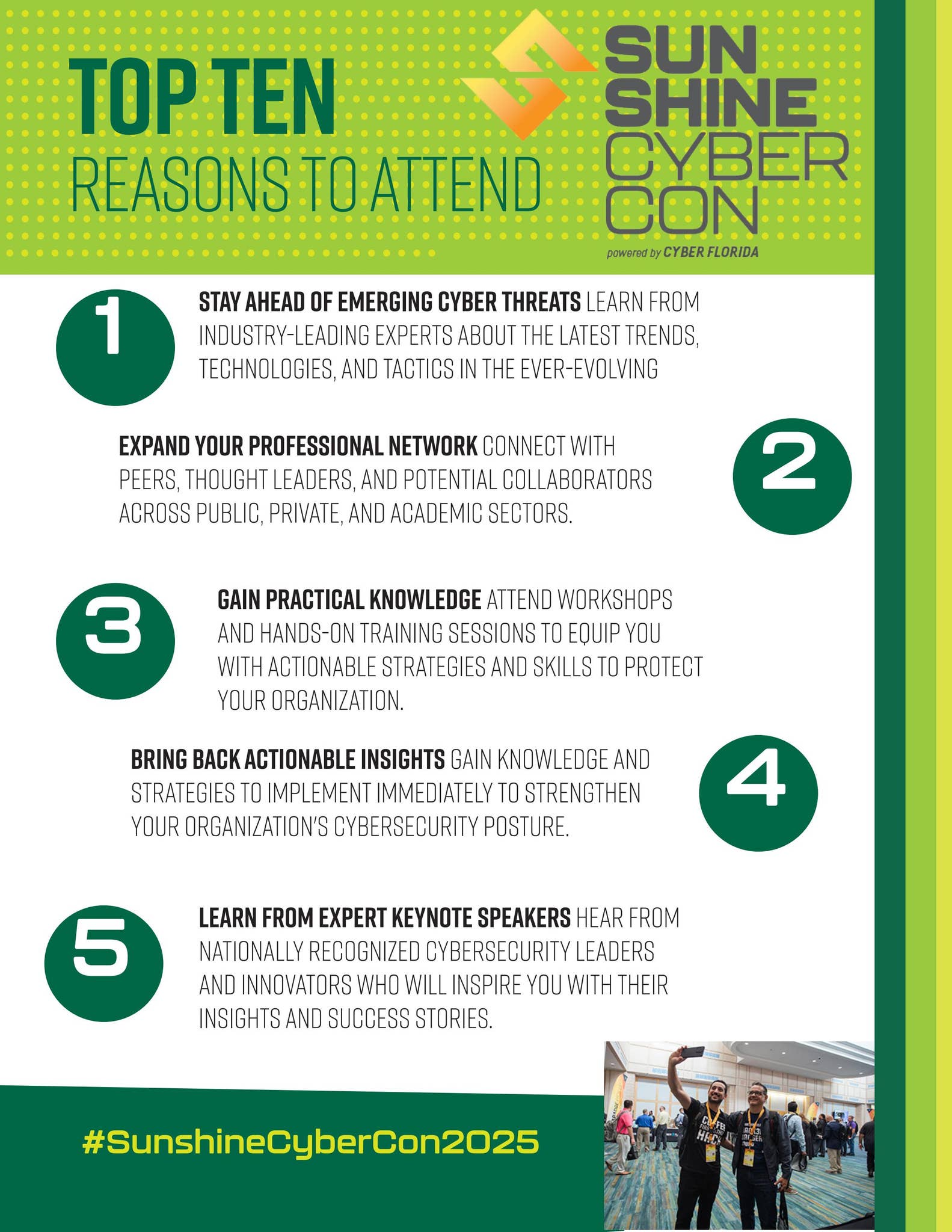 10 Reasons to Attend Sunshine Cyber Conference 2025 by Cyber Florida ...