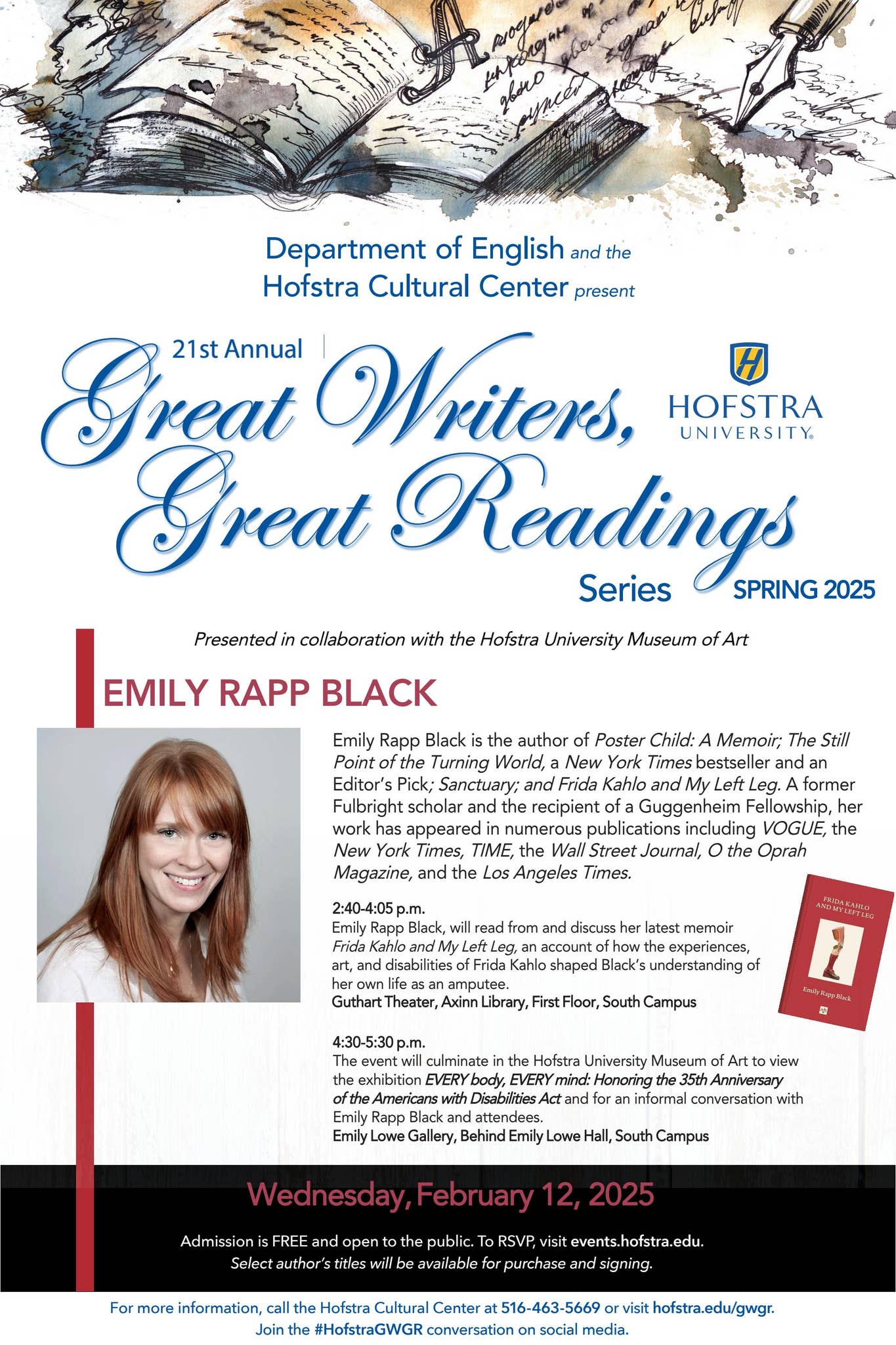 Great Writers, Great Readings: Spring 2025 | Emily Rapp Black by ...