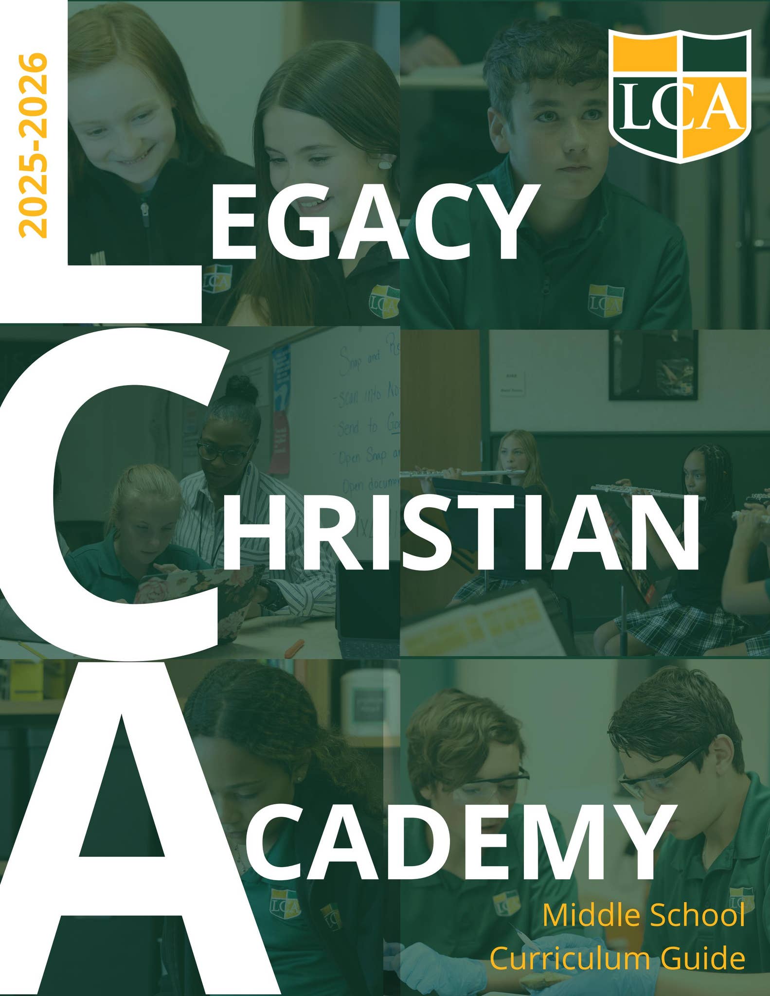 25-26 LCA Middle School Curriculum Guide by Legacy Christian Academy ...