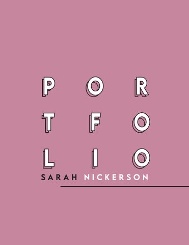 Arch. Portfolio by Sarah Nickerson - Issuu
