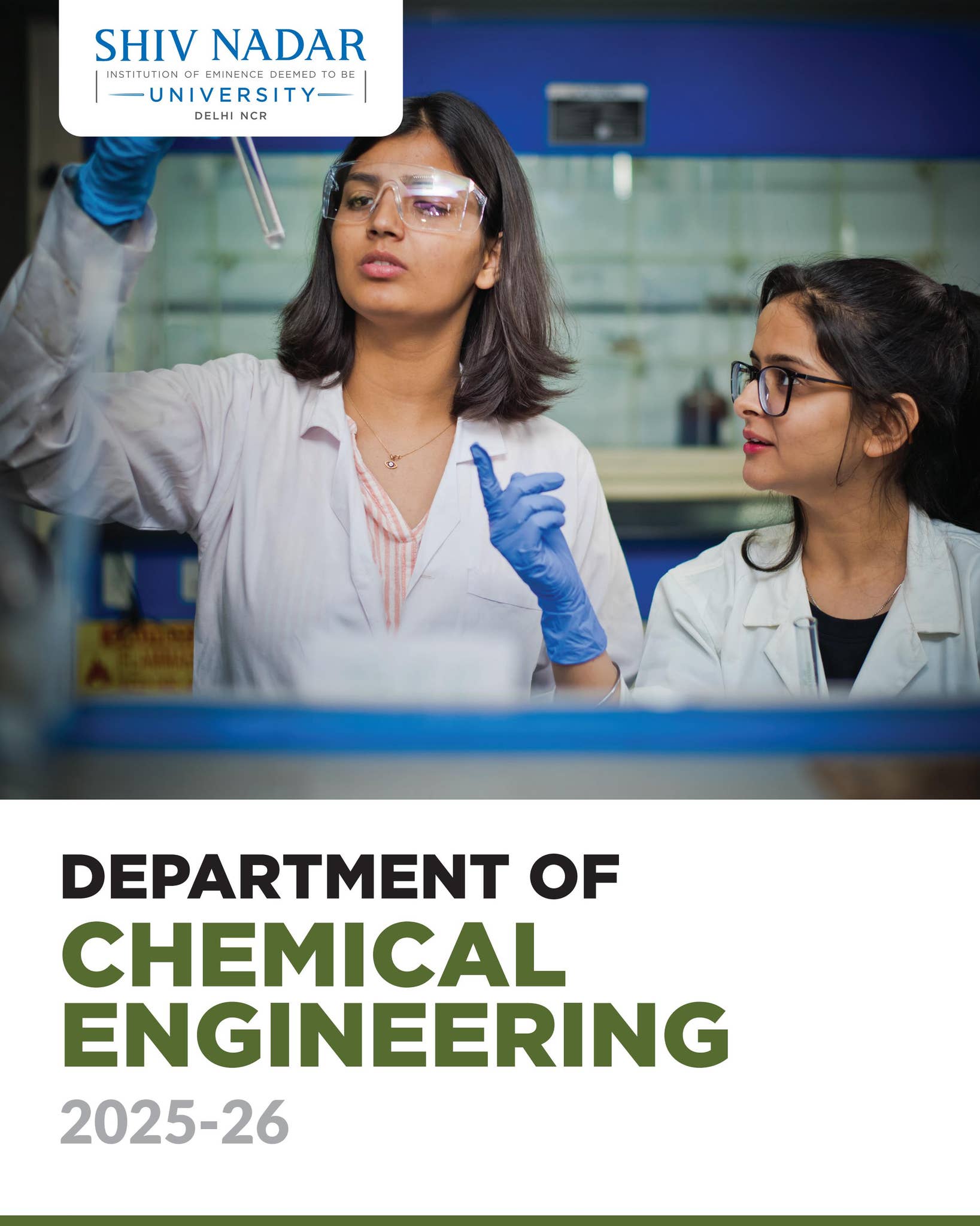 Chemical Engineering: Brochure 2025 by Shiv Nadar University, Delhi-NCR ...