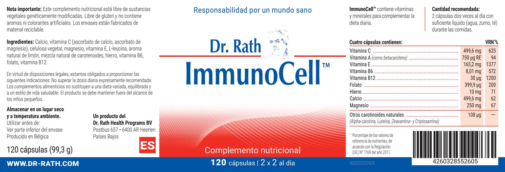 0002 ImmunoCell™ – 120 cápsulas – ES by Dr. Rath Health Programs - Issuu