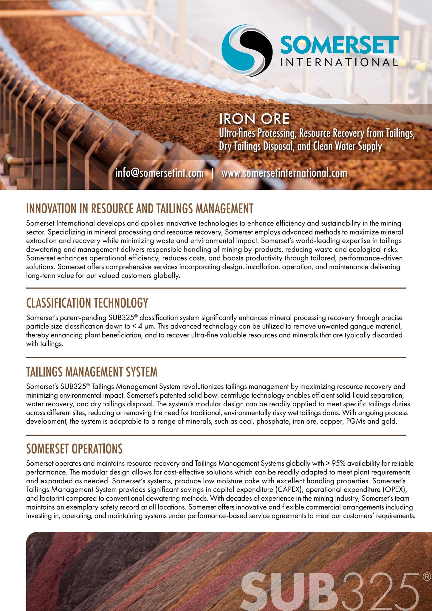 IRON ORE Brochure 2025 by Somerset International - Issuu