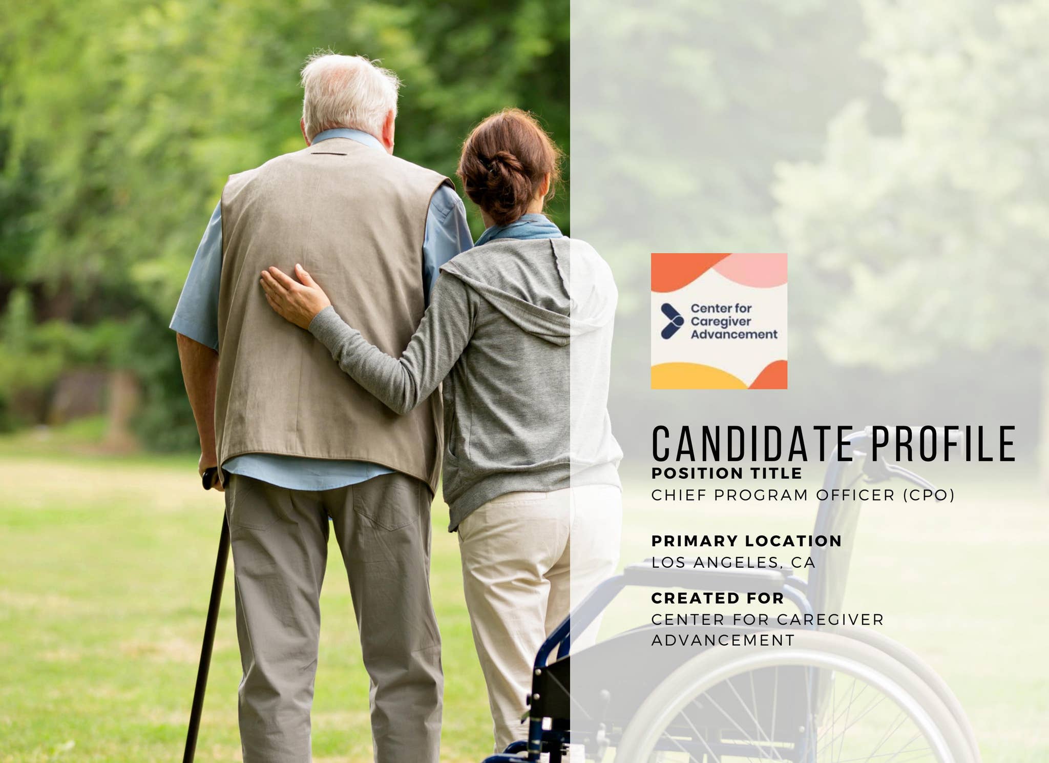 Center for Caregiver Advancement (CCA): Chief Program Officer_Candidate ...