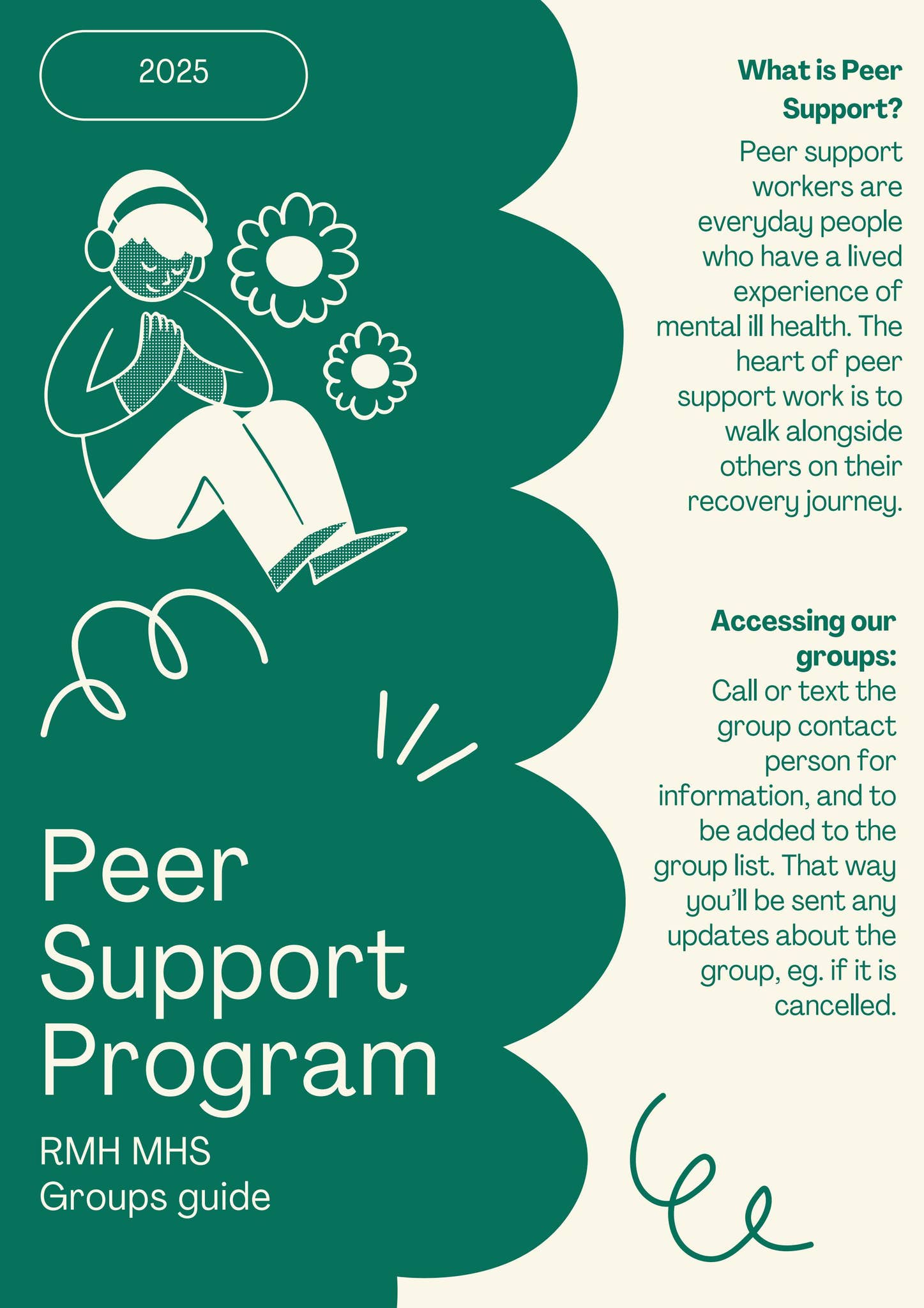 Consumer Peer Support Groups Brochures by rmhmhspeersupport - Issuu