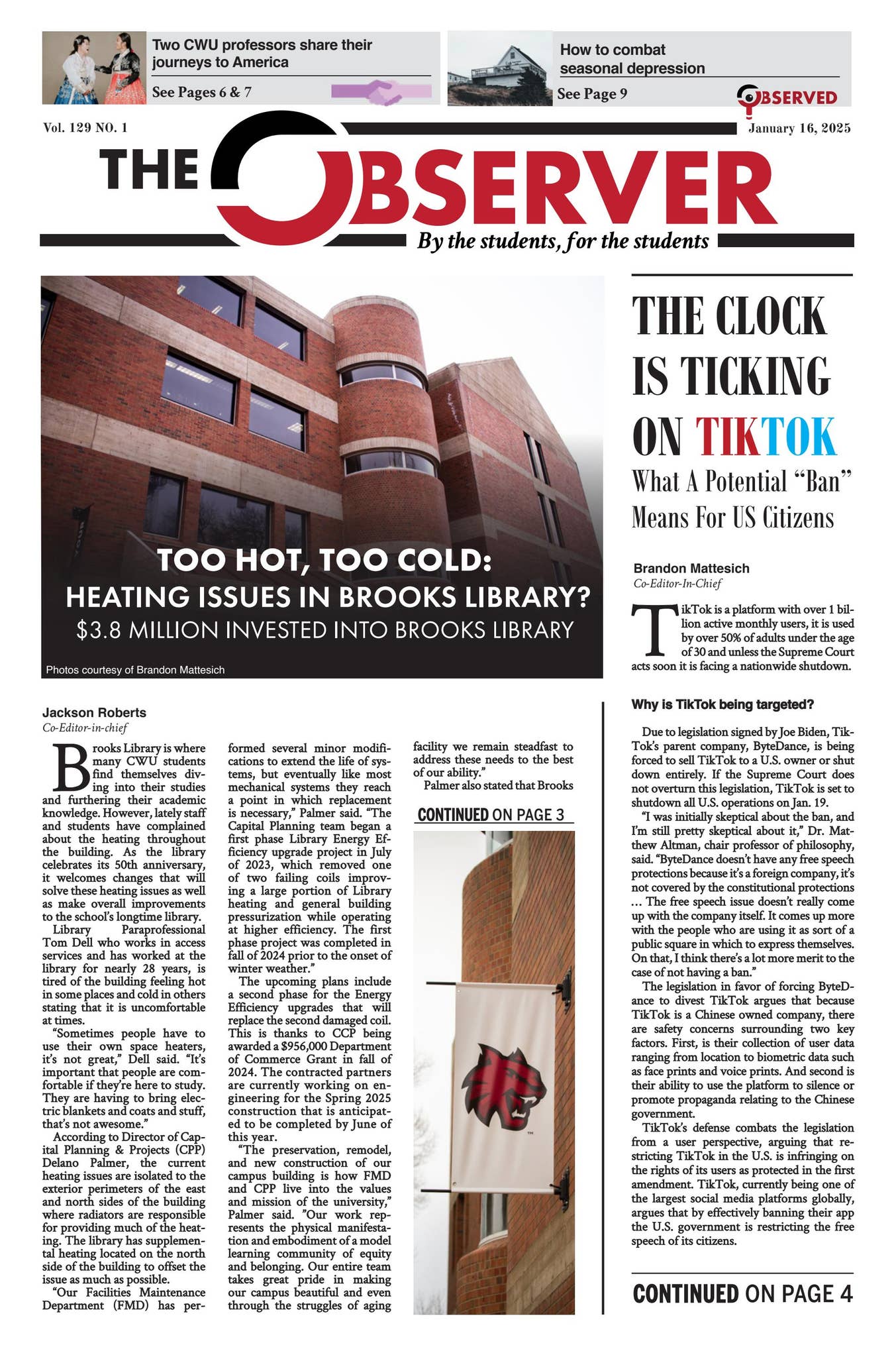 The Observer, Winter 2025 – Issue1 by CWU Observer - Issuu