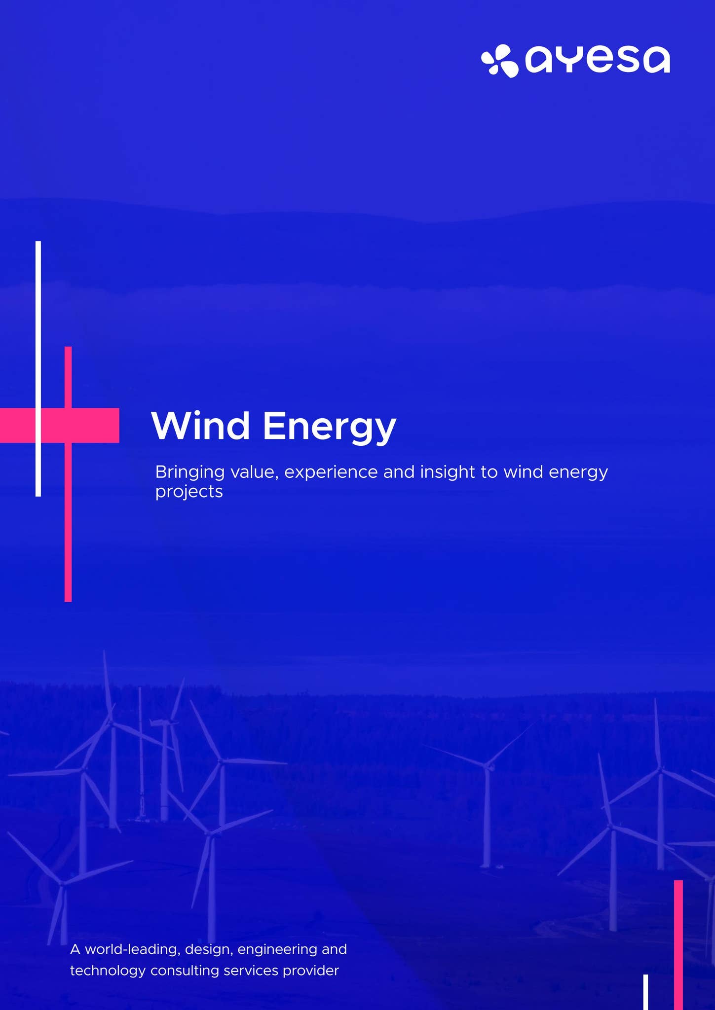 Ayesa UK IE Wind Energy Brochure by AyesaGroup - Issuu