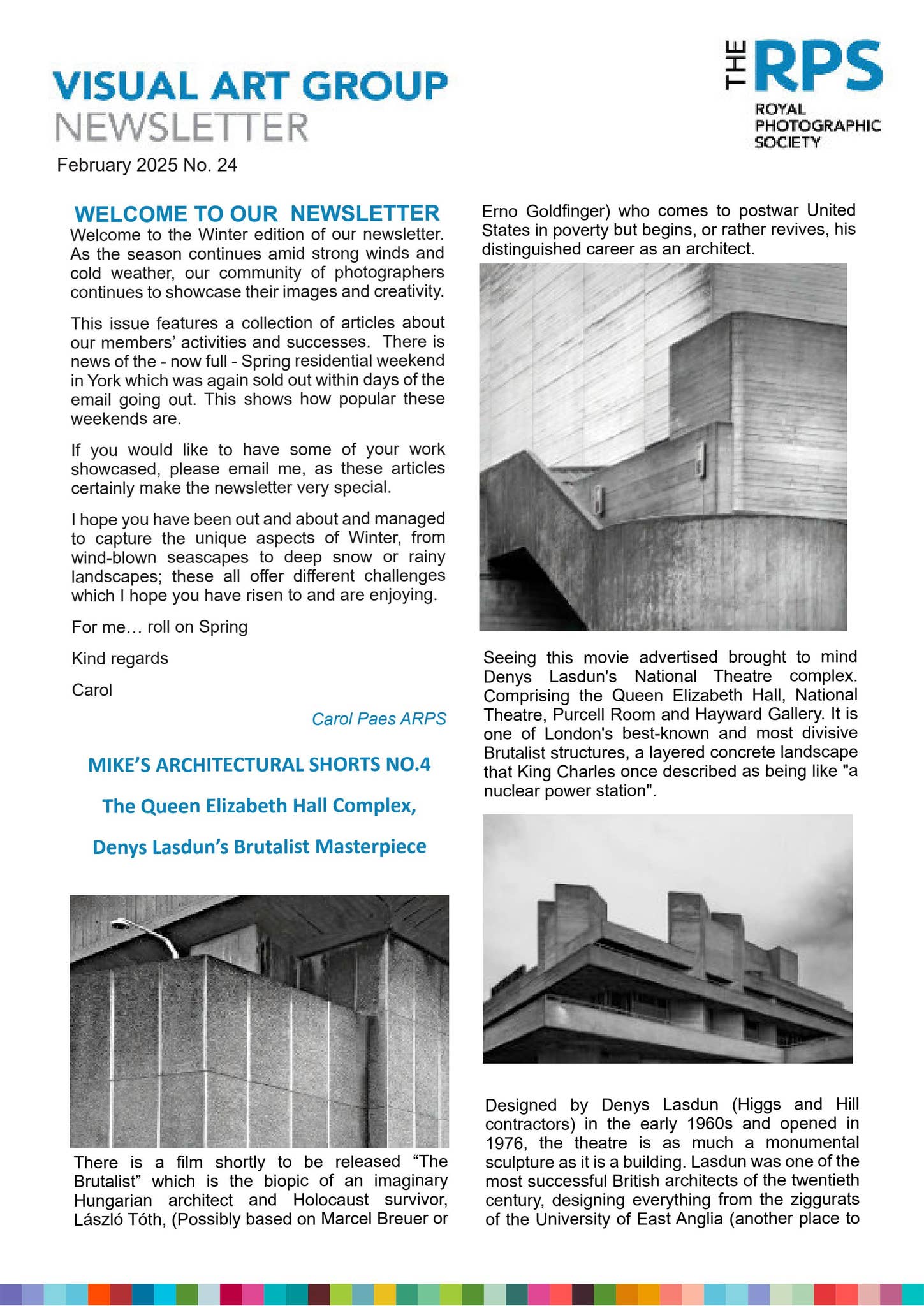 2025 February Visual Art Group Newsletter 24 by Royal Photographic ...