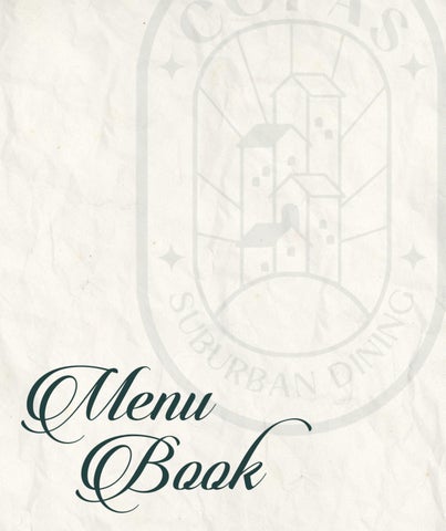 menu book by Copas Suburban Dining - Issuu