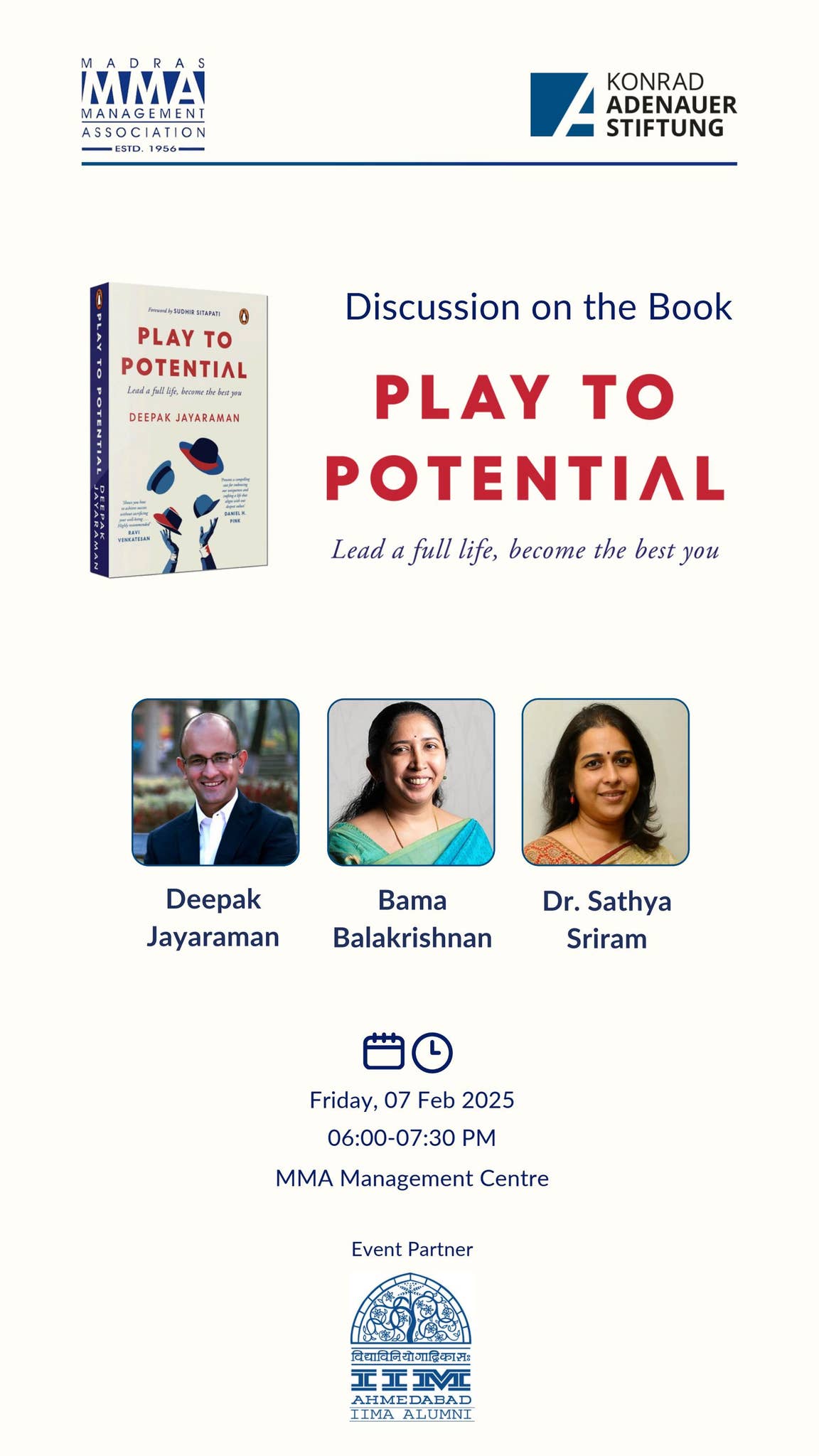 Invitation - 07 Feb 2025 - Book Discussion - Deepak Jayaraman- by ...